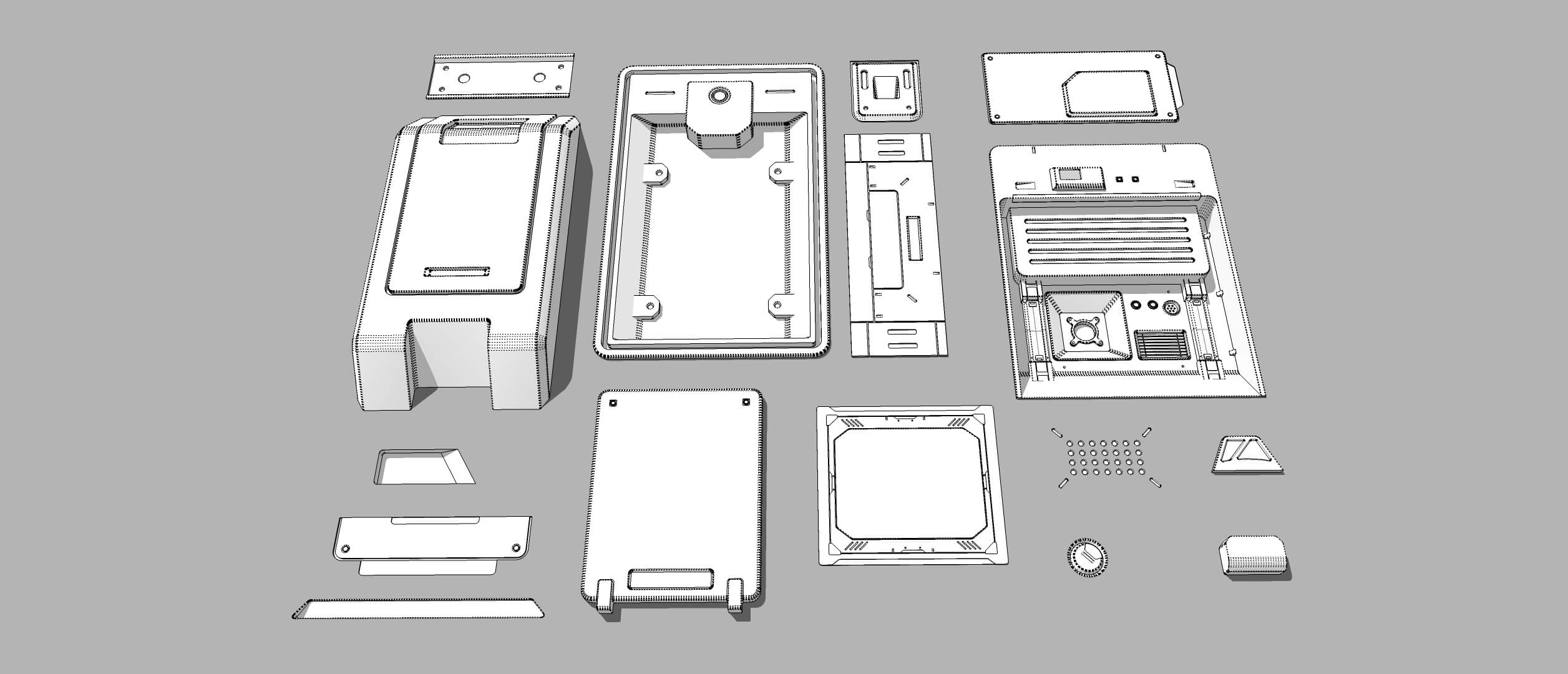 Sci-Fi Trim Sheets 2 3D Model by Chtazi
