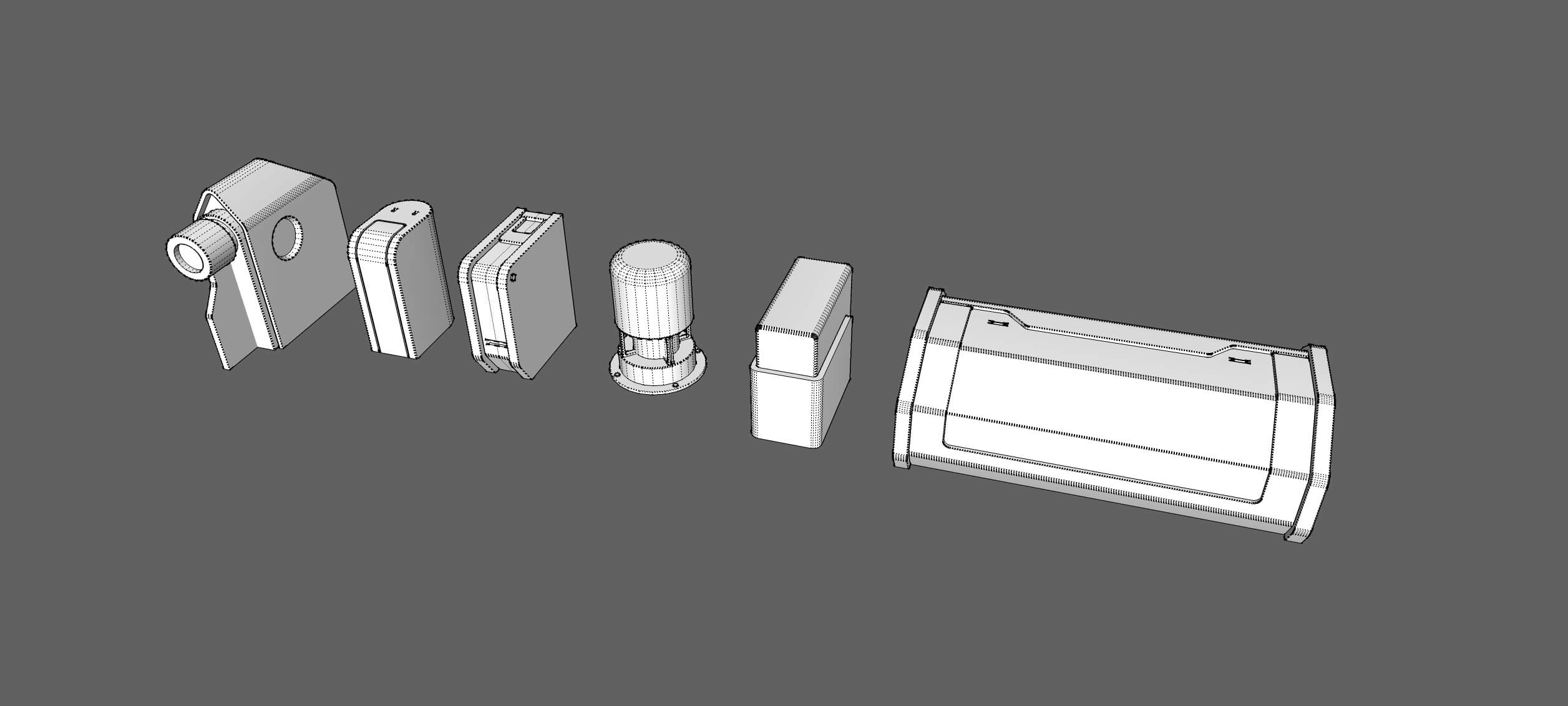 Sci-Fi Trim Sheets 3 3D Model by Chtazi