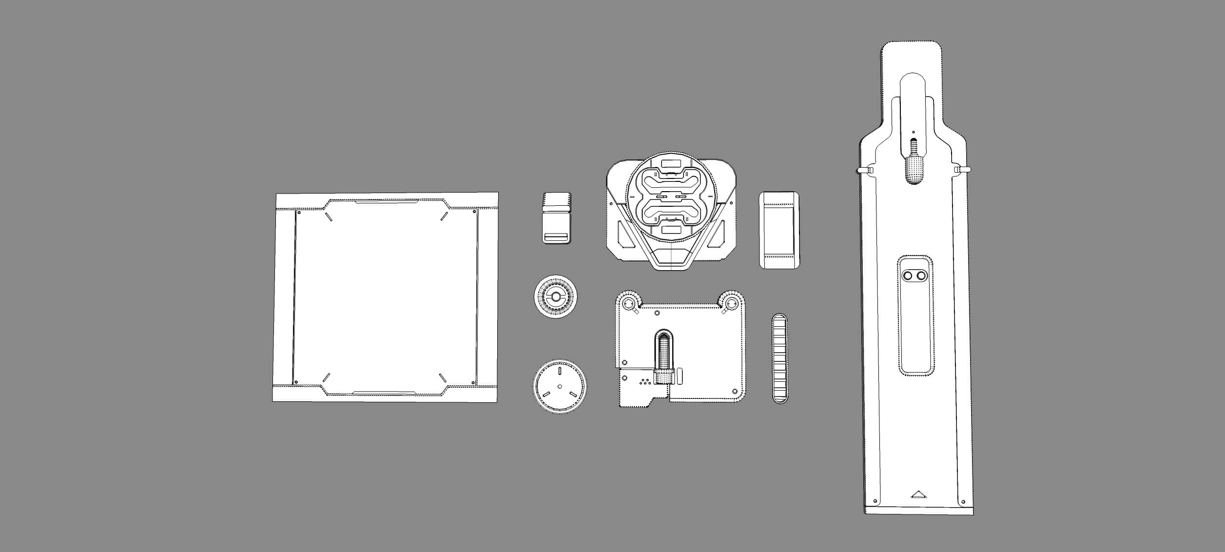 Sci-Fi Trim Sheets 5 3D Model by Chtazi