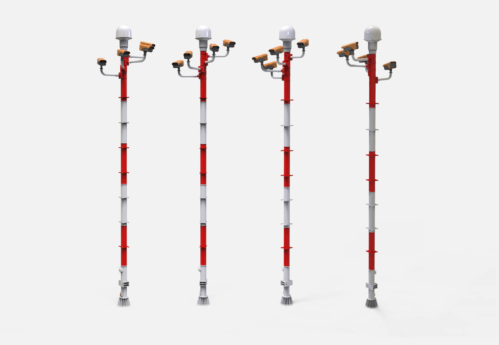 Sci Fi Video Surveillance Mast - 3D Model by Chtazi