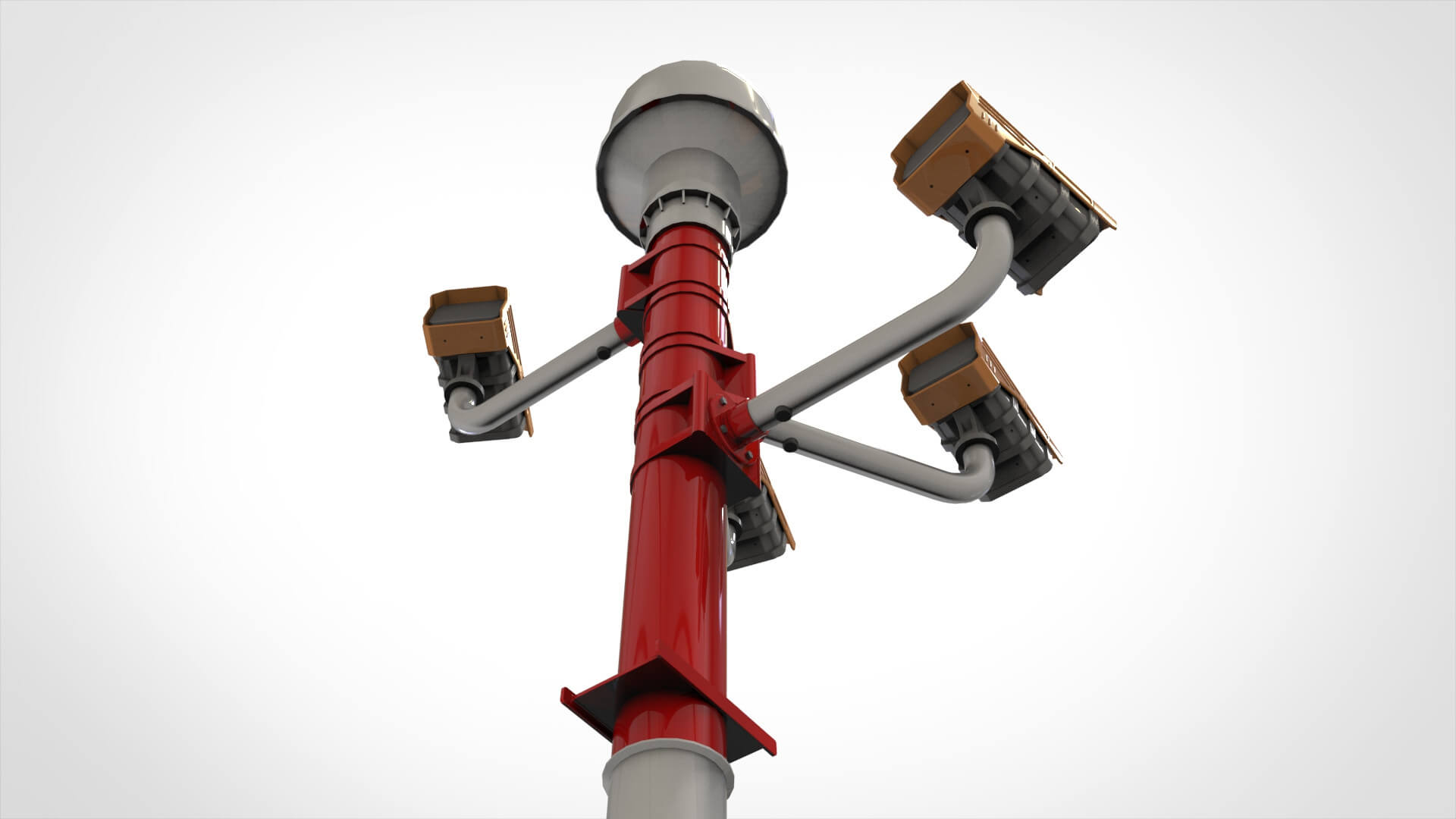 Sci Fi Video Surveillance Mast - 3D Model by Chtazi