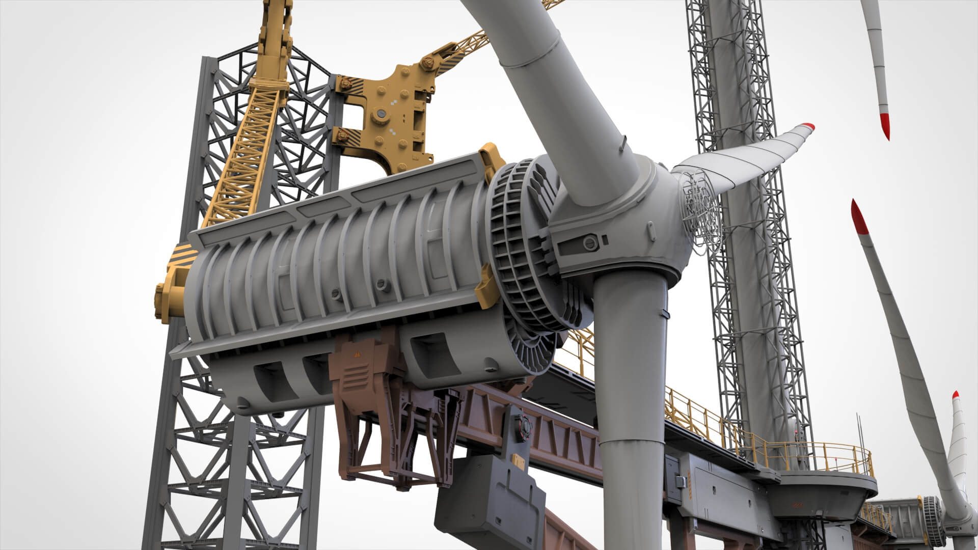 Sci-Fi Wind Turbine 1 3D Model by Chtazi