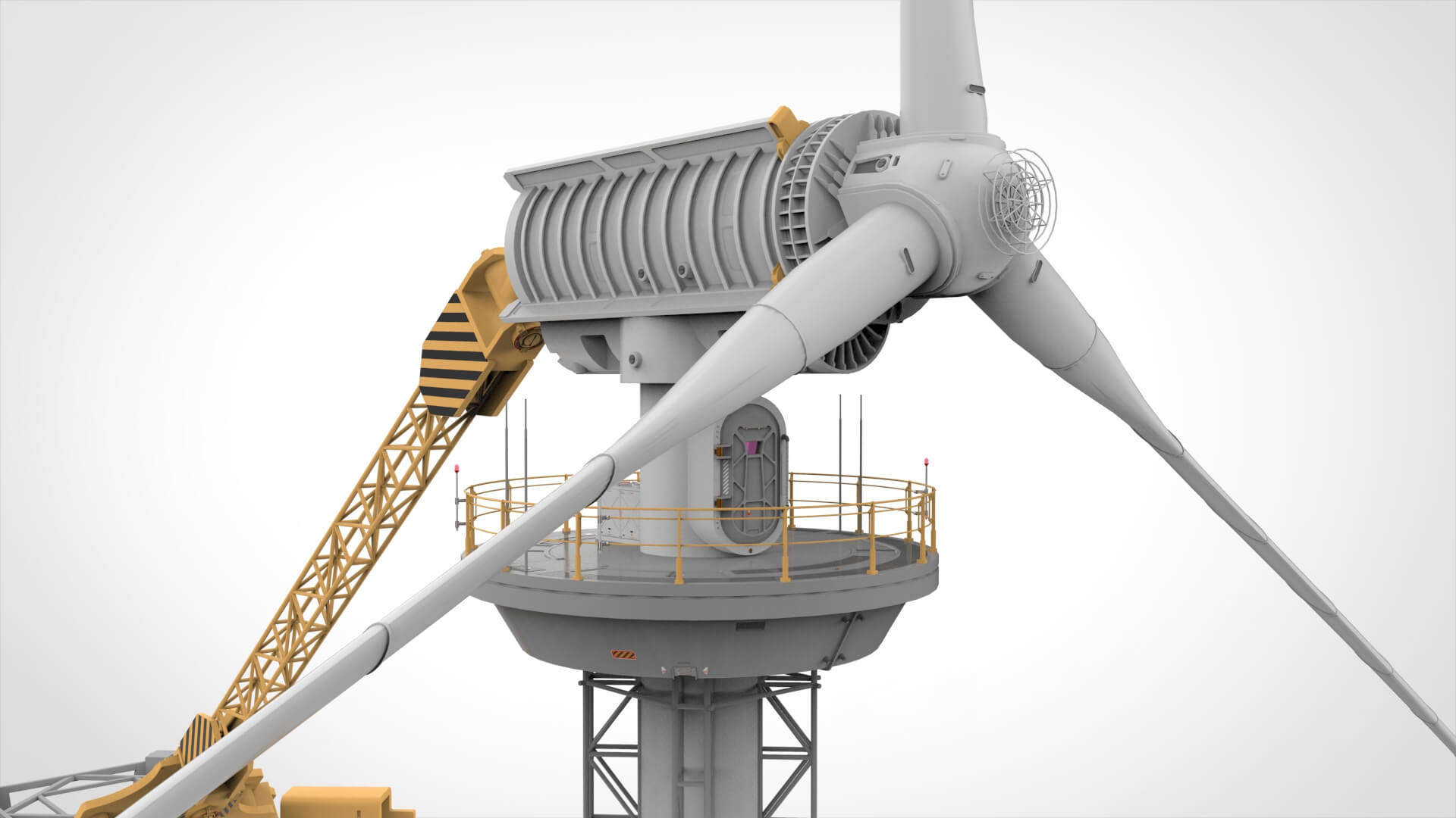 Sci-Fi Wind Turbine 1 3D Model by Chtazi