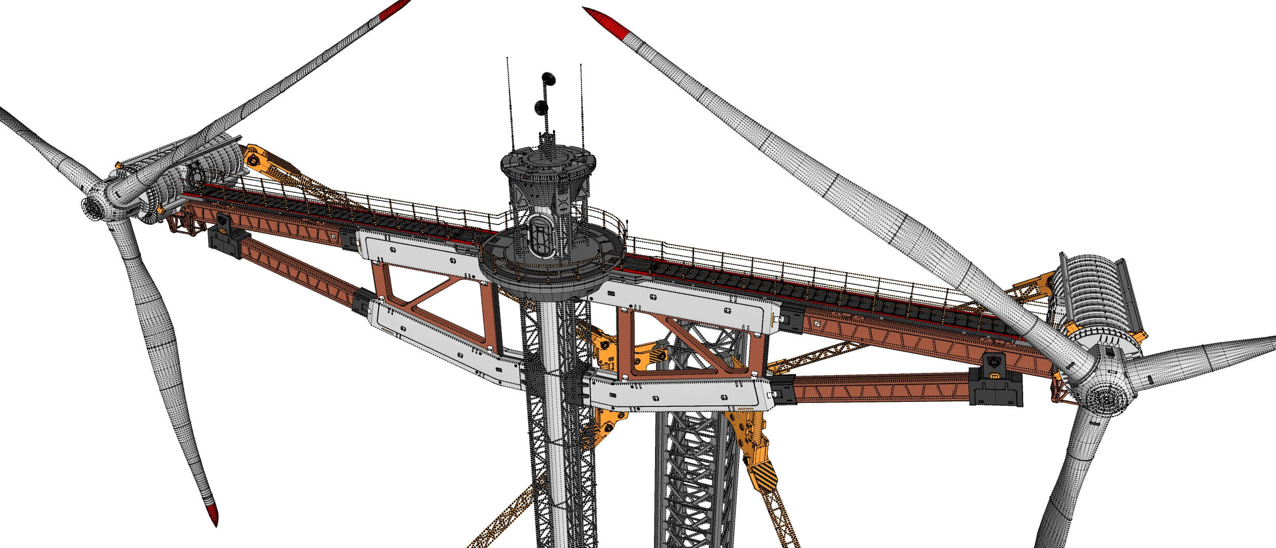 Sci-Fi Wind Turbine 1 3D Model by Chtazi