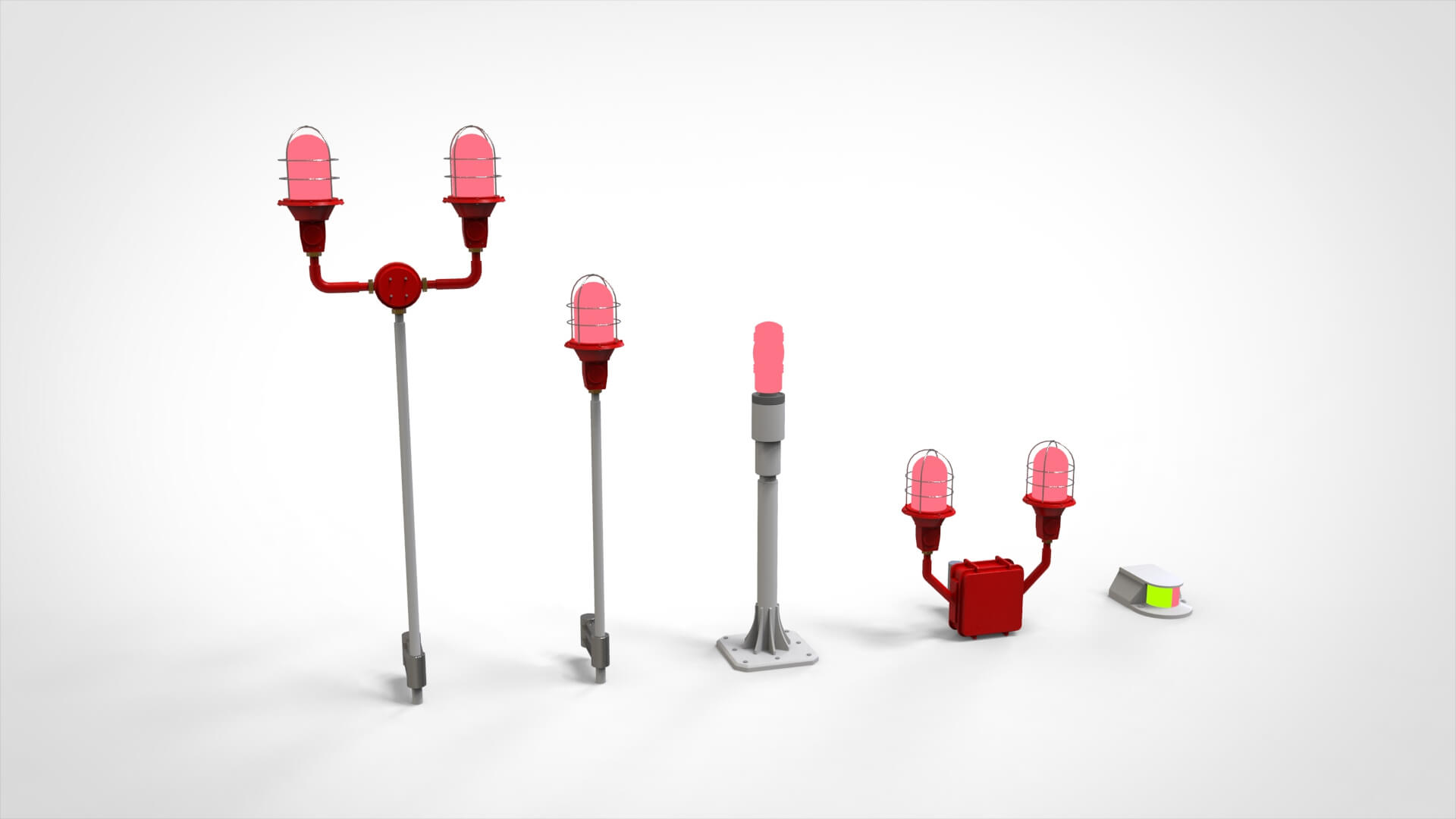 Signal Lights - 3D Model by Chtazi