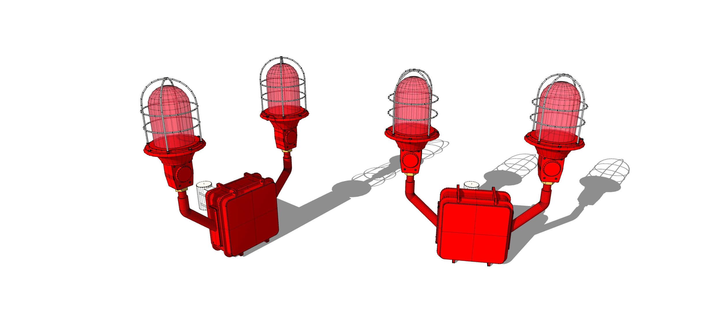 Signal Lights - 3D Model by Chtazi