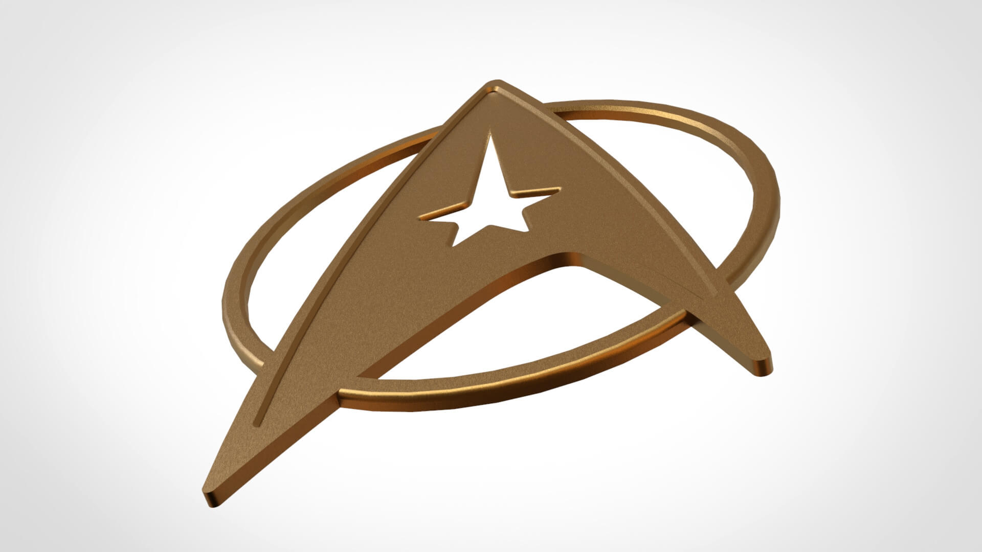 Star Trek Logo - Free 3D Model by Chtazi