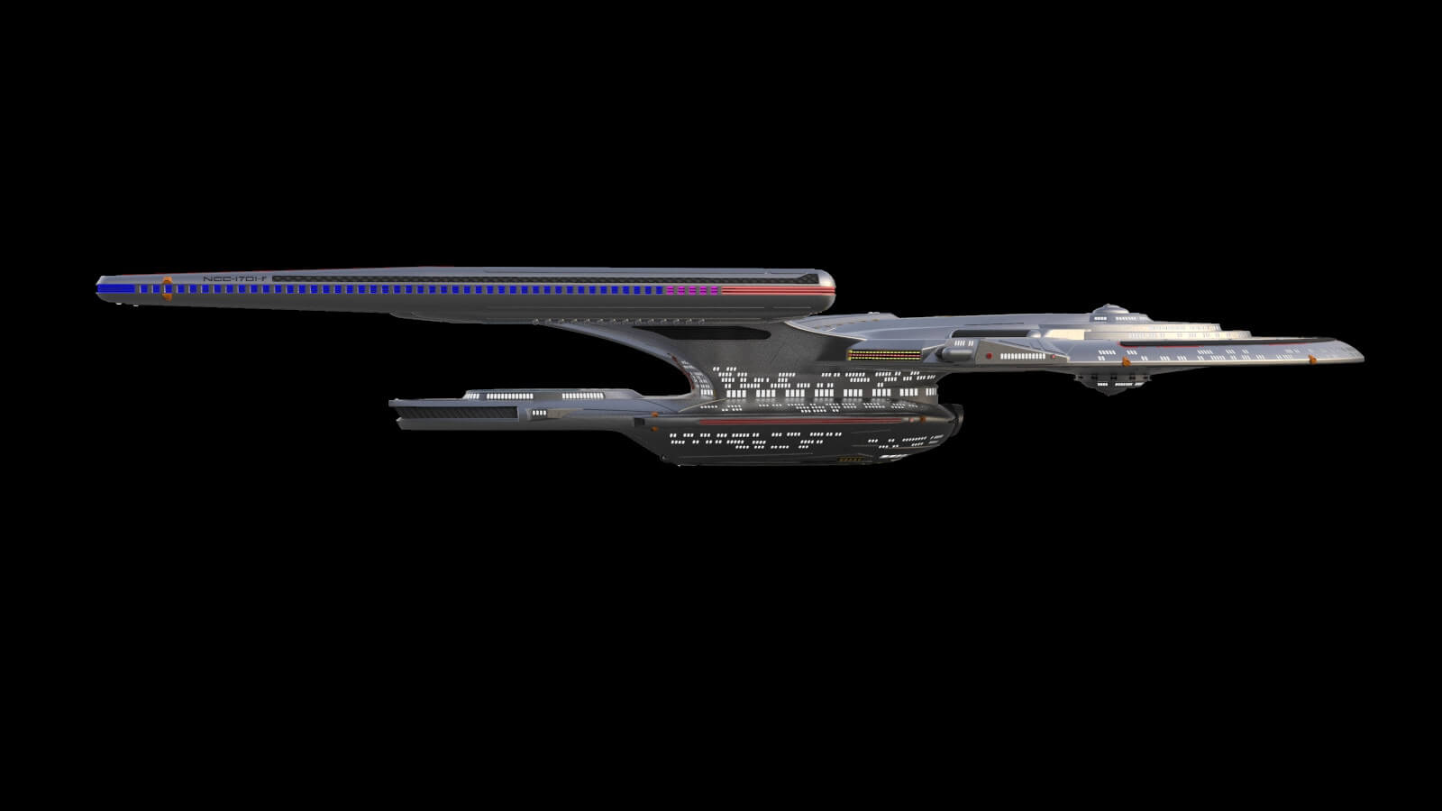 Star Trek USS Enterprise Ncc 1701-F 3D Model by Chtazi