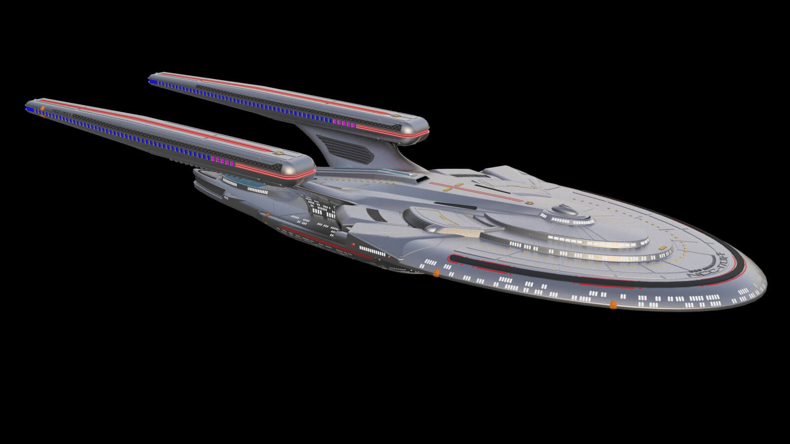 Star Trek USS Enterprise Ncc 1701-F 3D Model by Chtazi