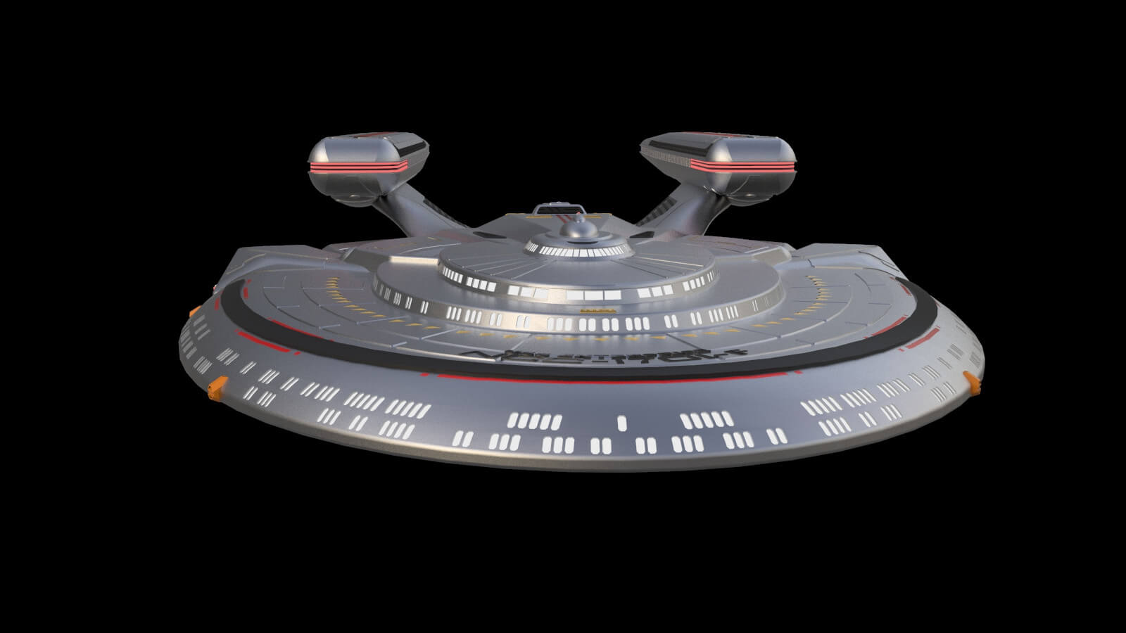 Star Trek USS Enterprise Ncc 1701-F 3D Model by Chtazi