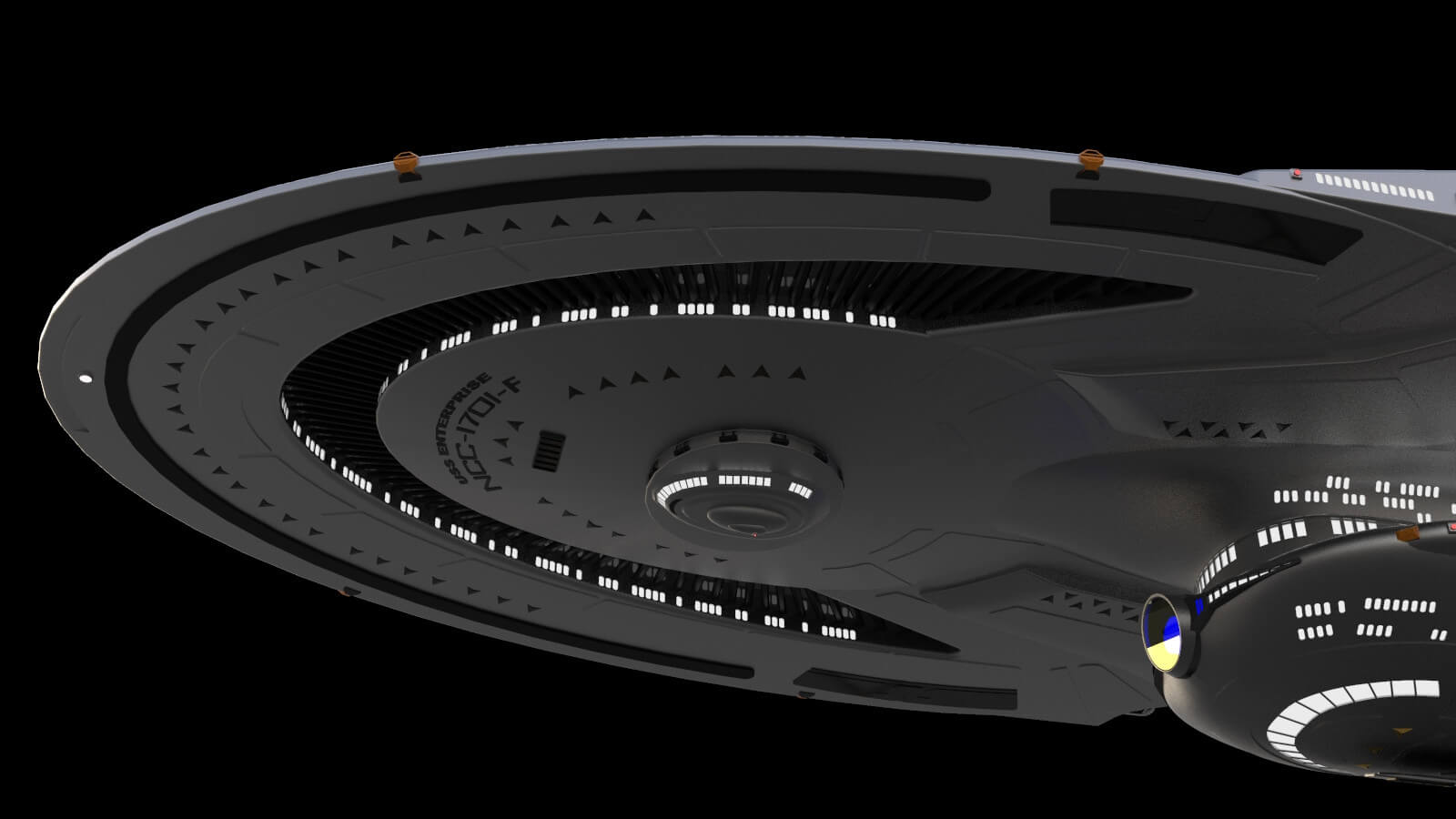 Star Trek USS Enterprise Ncc 1701-F 3D Model by Chtazi
