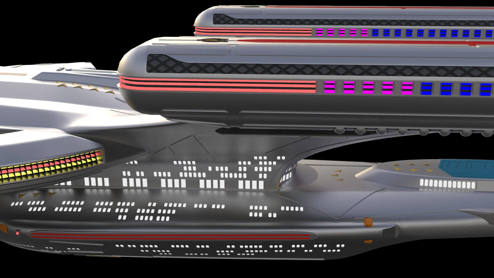 Star Trek USS Enterprise Ncc 1701-F 3D Model by Chtazi