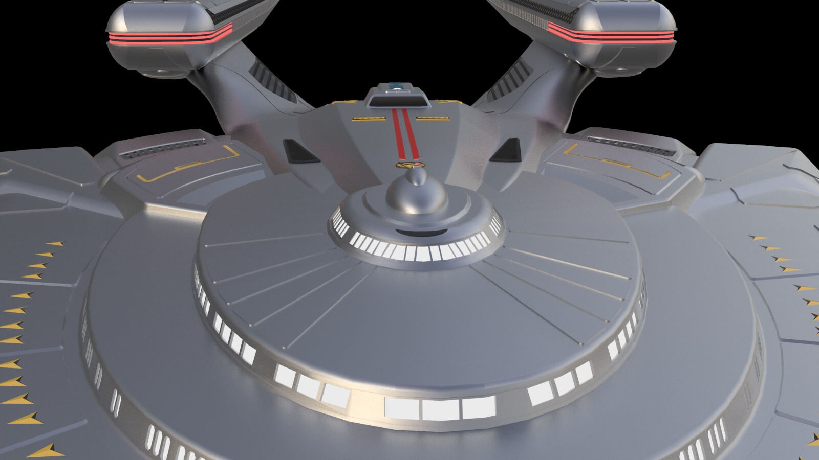 Star Trek USS Enterprise Ncc 1701-F 3D Model by Chtazi