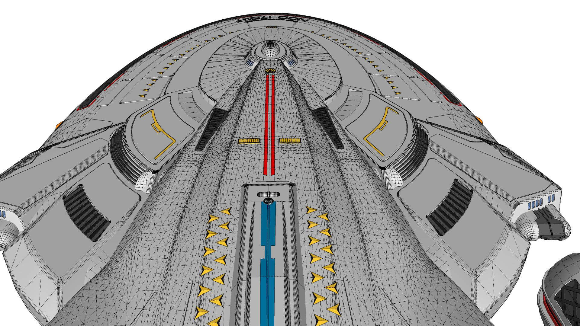Star Trek USS Enterprise Ncc 1701-F 3D Model by Chtazi