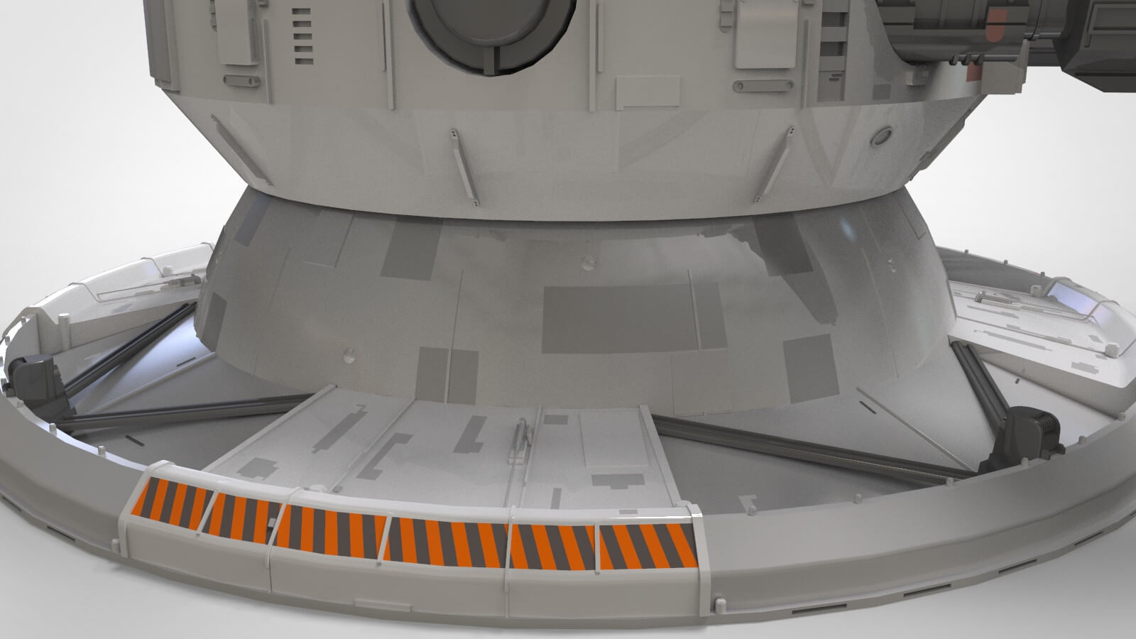 Starship Troopers Cannon - 3D Model by Chtazi