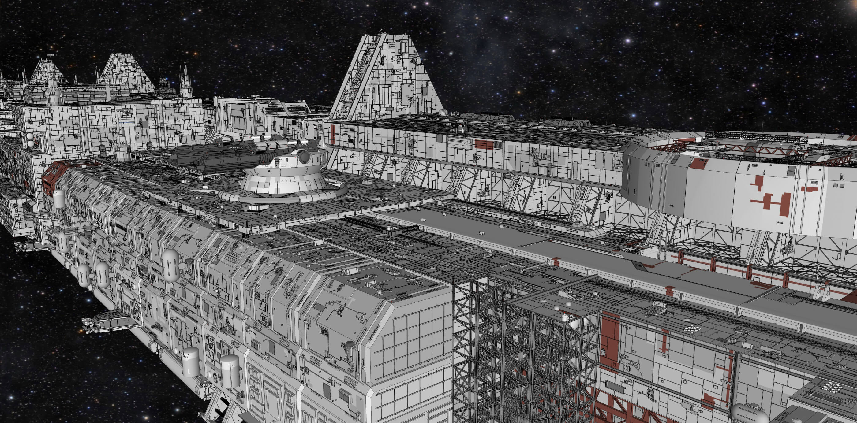 Starship Troopers Lunar Base - 3D Model by Chtazi