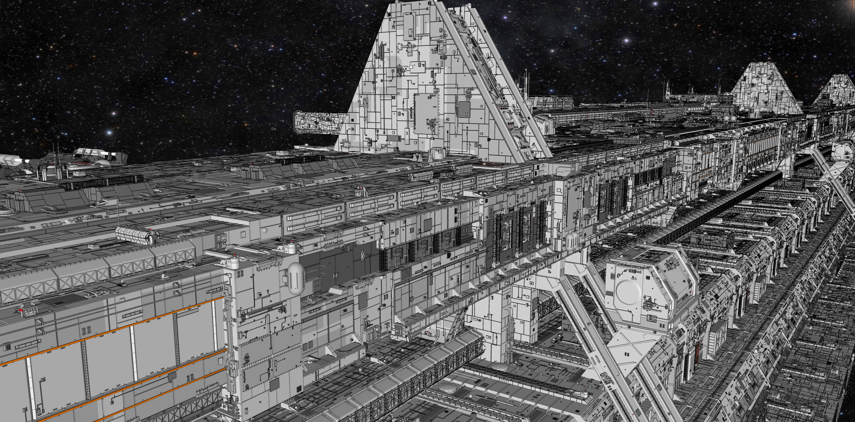 Starship Troopers Lunar Base - 3D Model by Chtazi