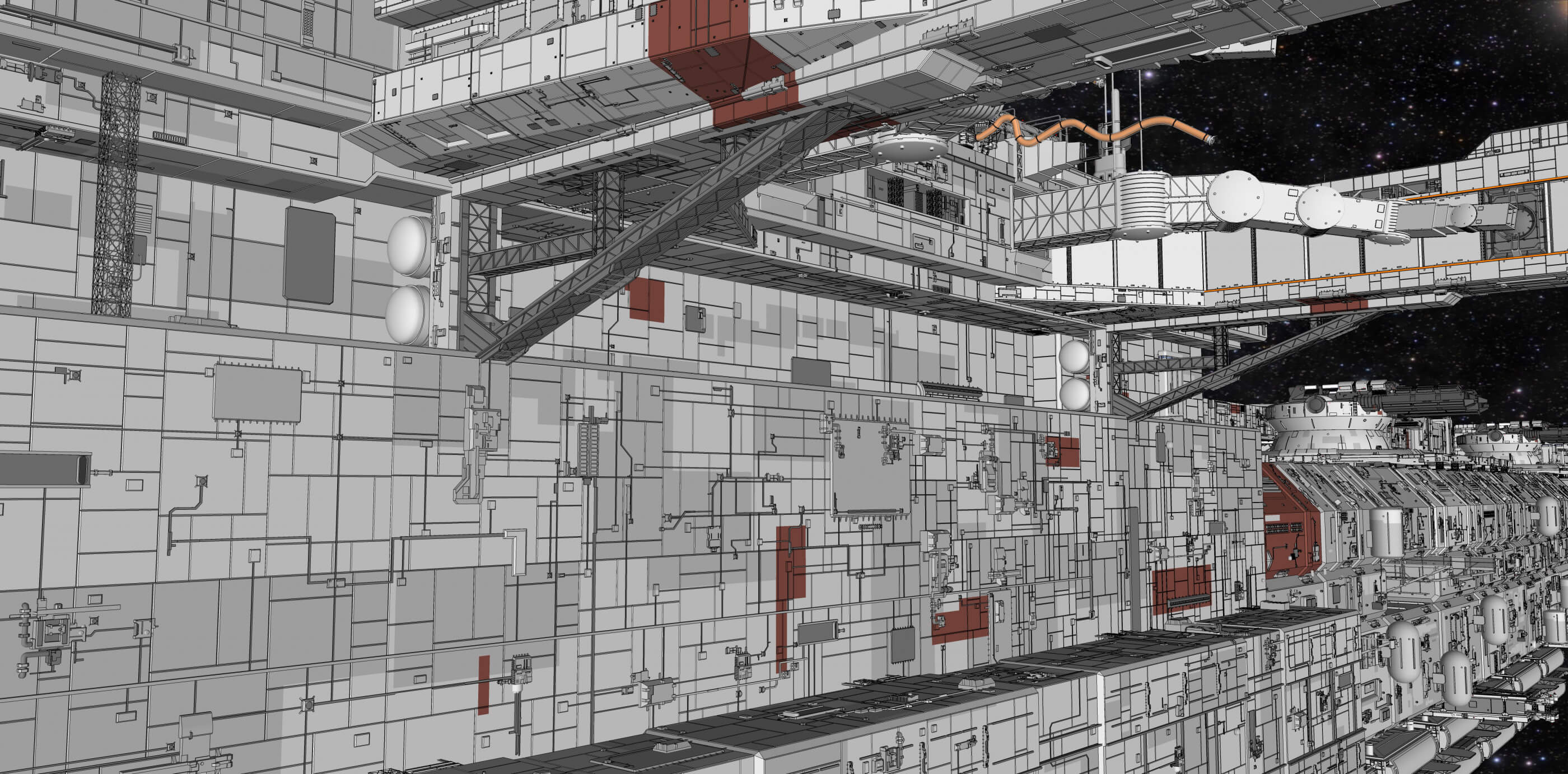 Starship Troopers Lunar Base - 3D Model by Chtazi