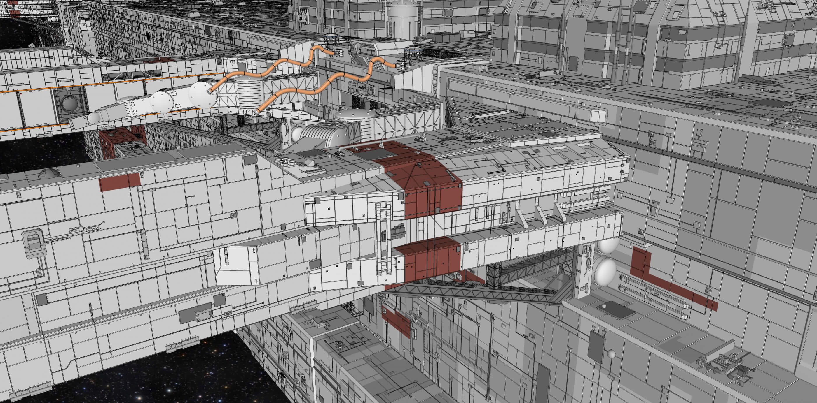 Starship Troopers Lunar Base - 3D Model by Chtazi