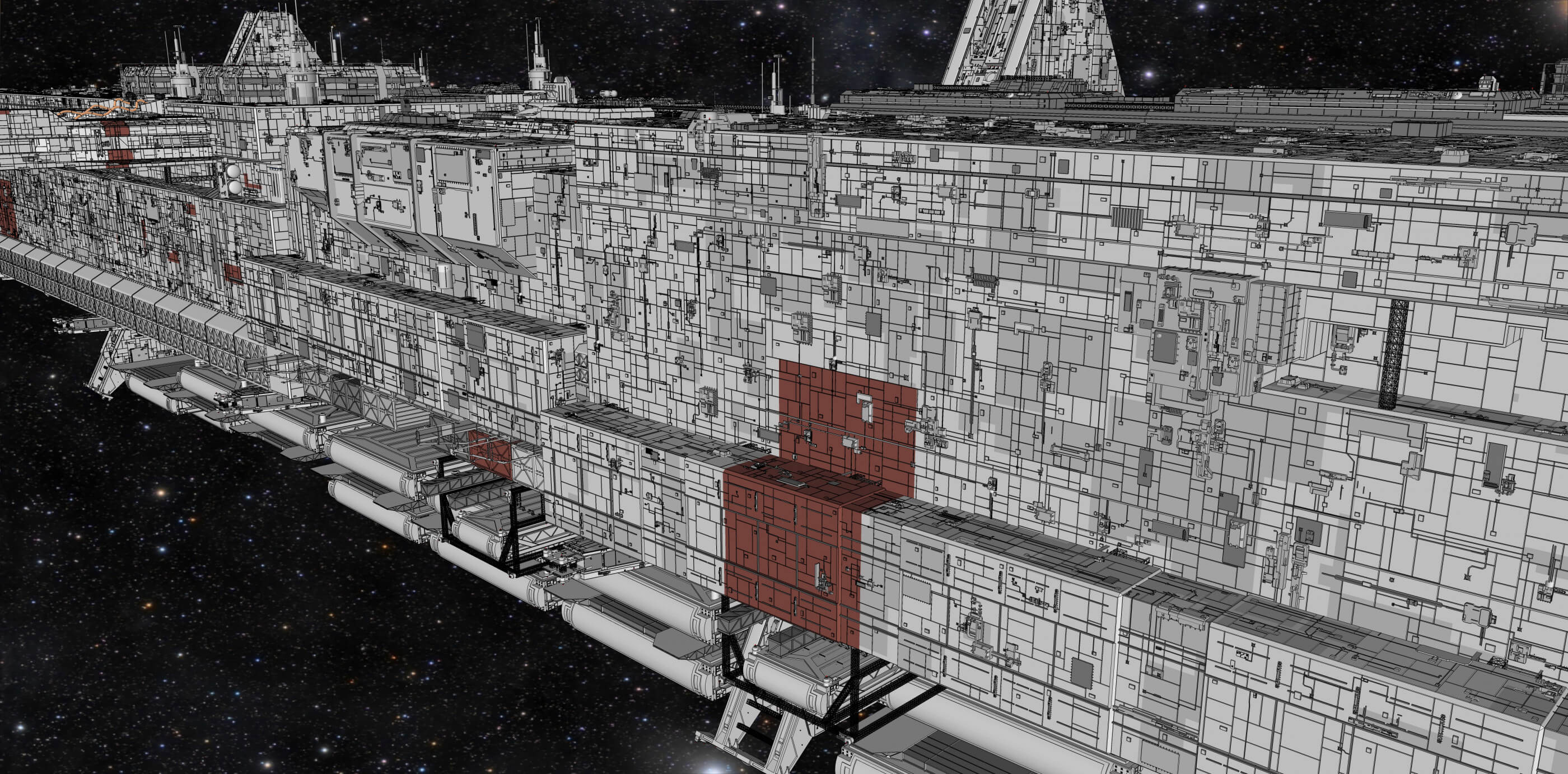 Starship Troopers Lunar Base - 3D Model by Chtazi