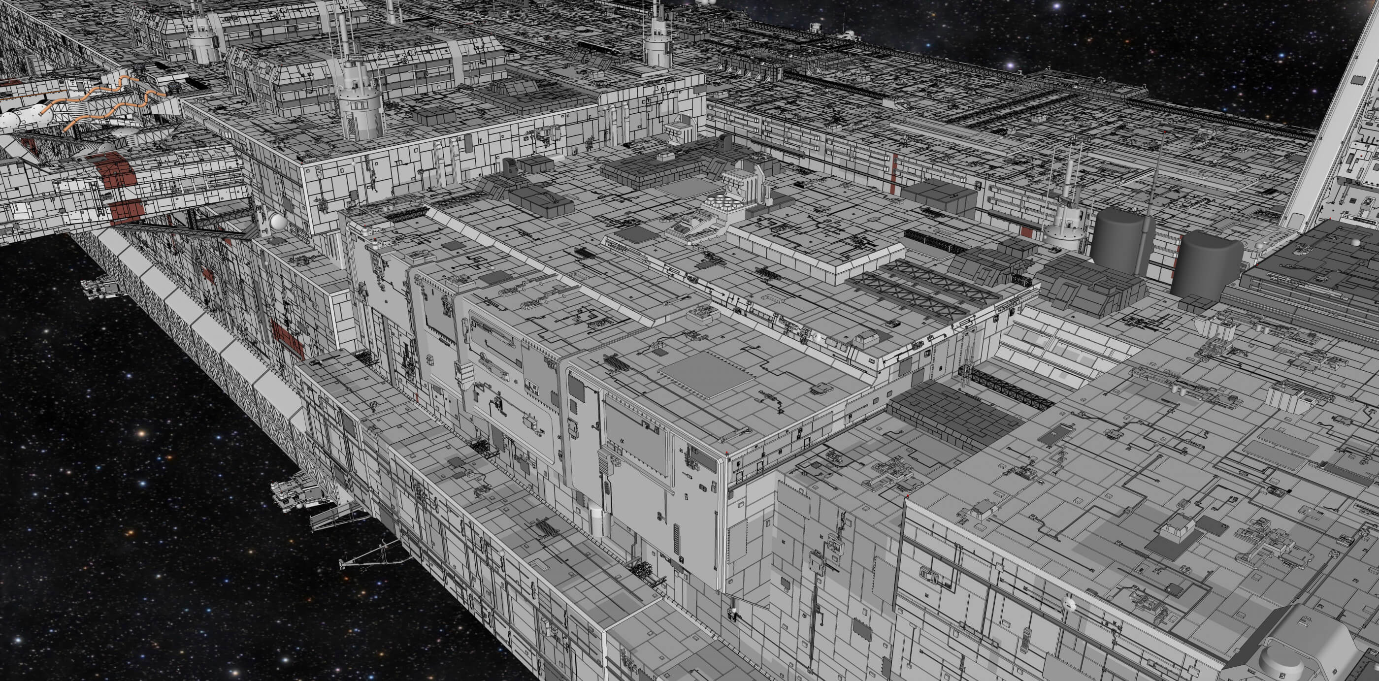 Starship Troopers Lunar Base - 3D Model by Chtazi