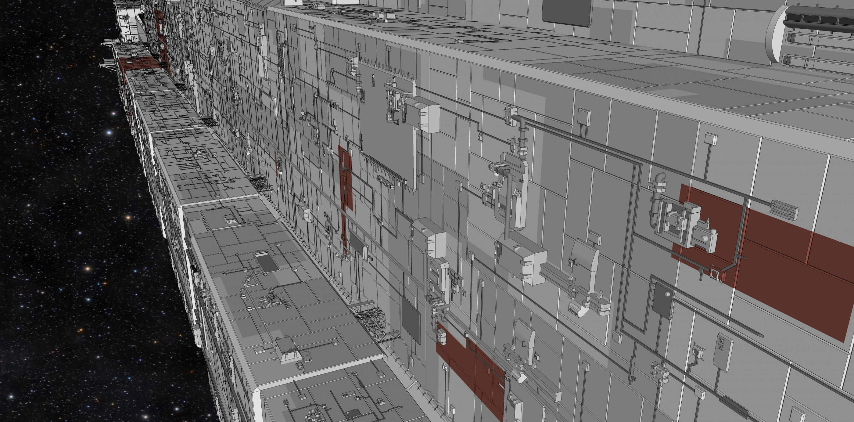 Starship Troopers Lunar Base - 3D Model by Chtazi