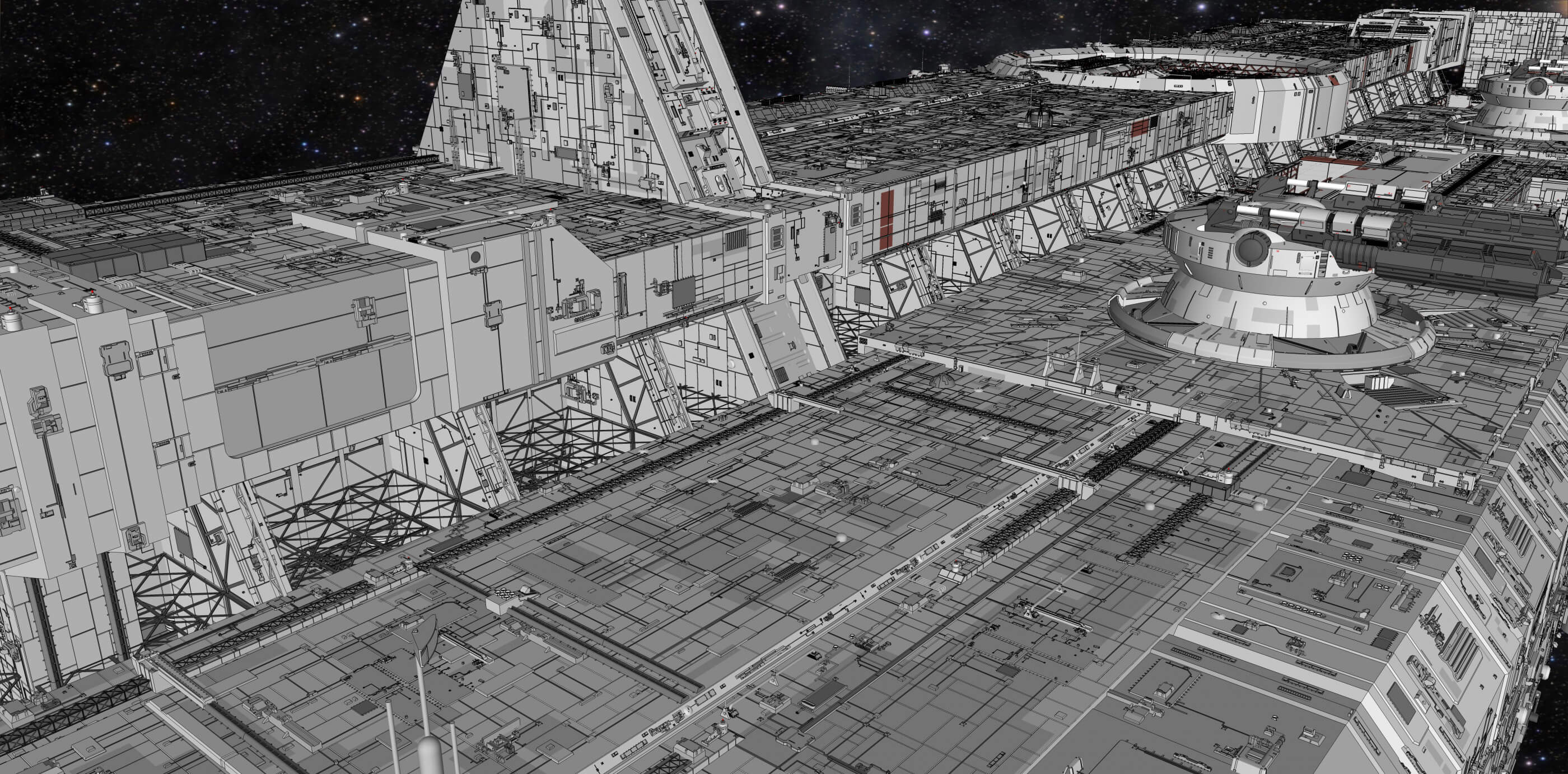 Starship Troopers Lunar Base - 3D Model by Chtazi