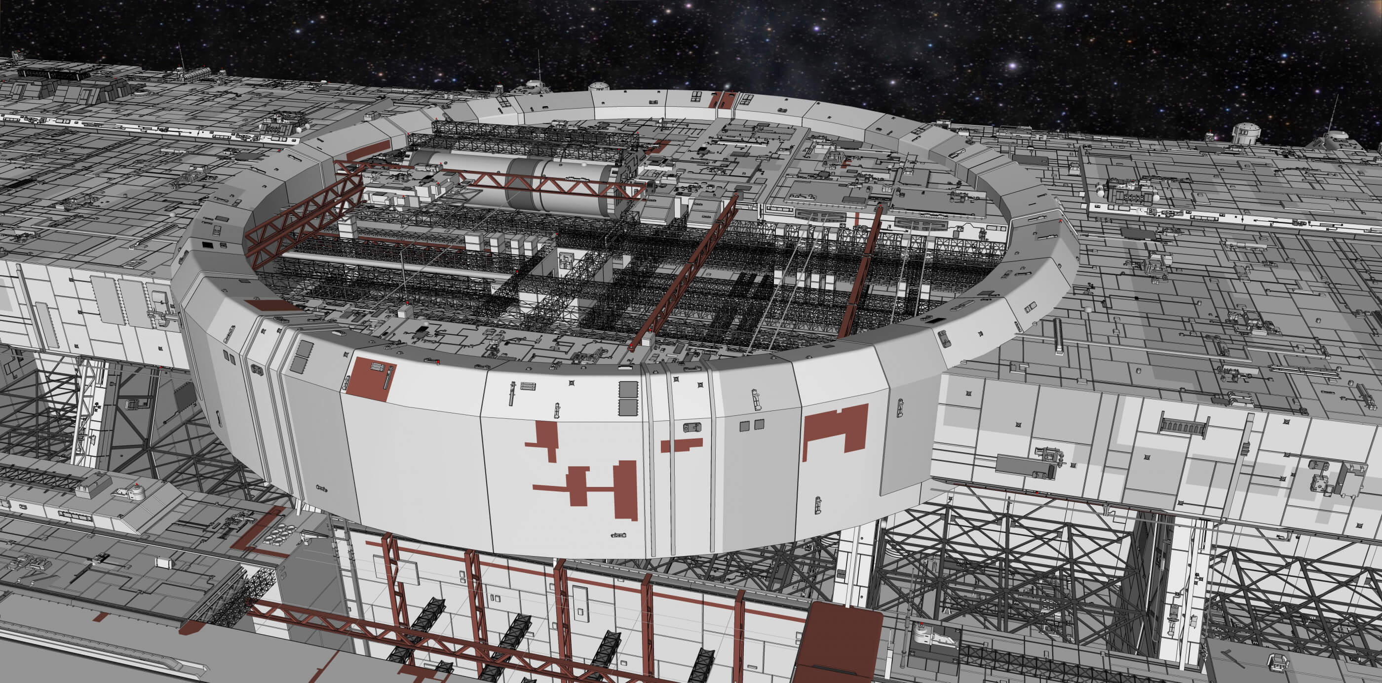 Starship Troopers Lunar Base - 3D Model by Chtazi
