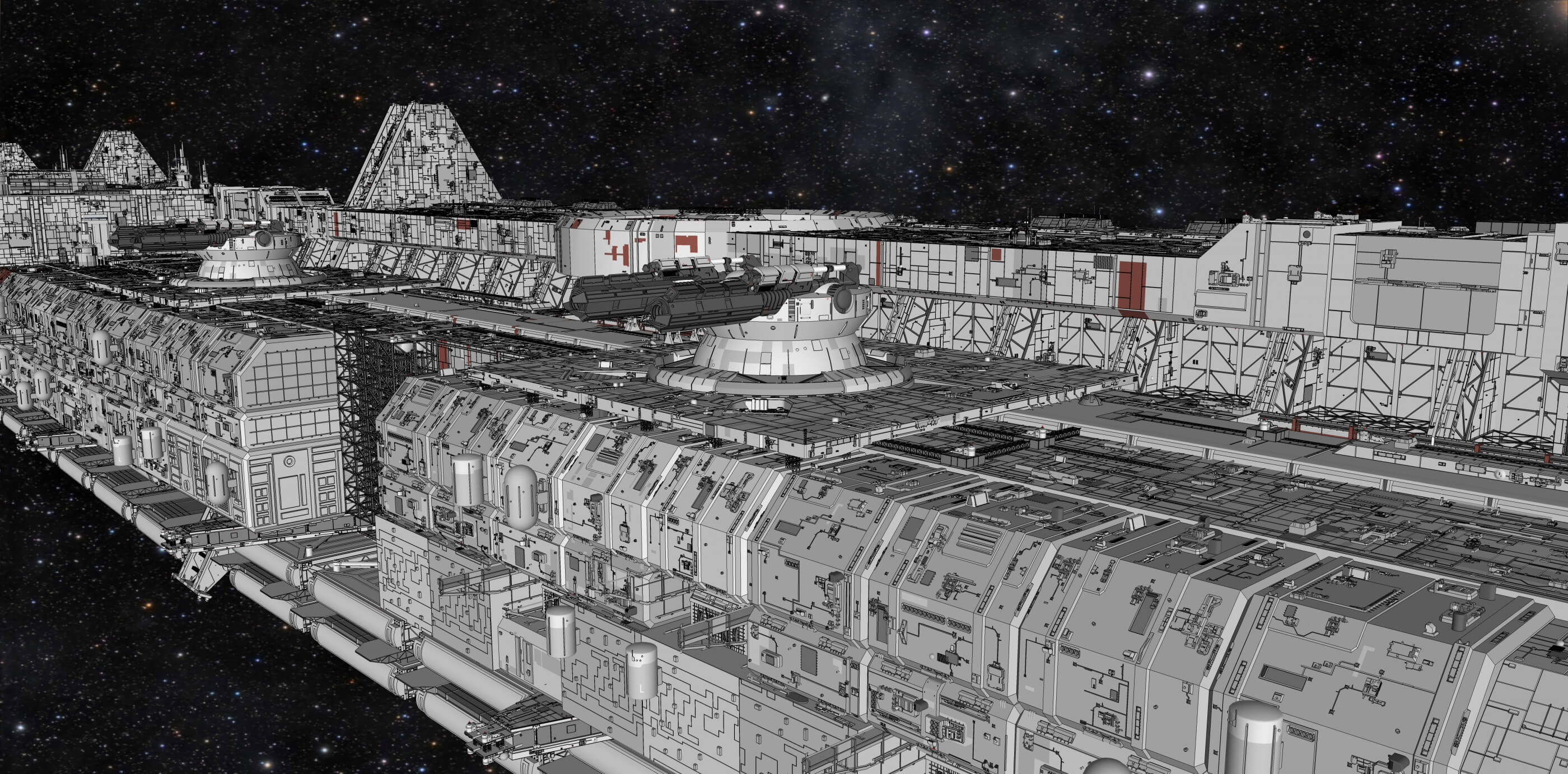 Starship Troopers Lunar Base - 3D Model by Chtazi