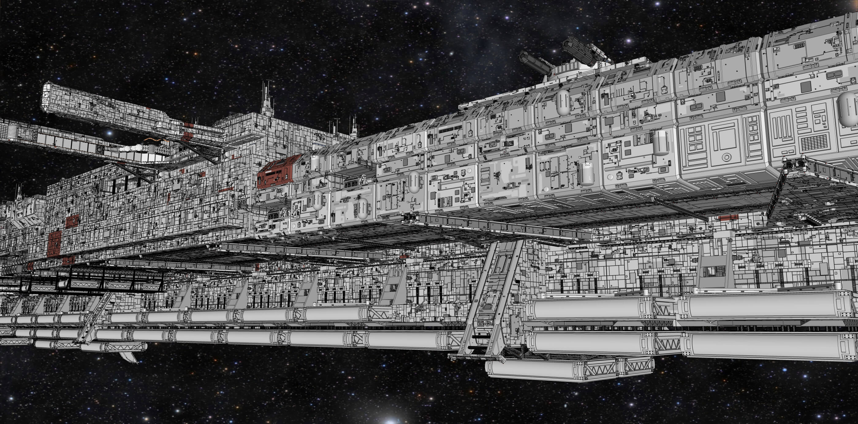 Starship Troopers Lunar Base - 3D Model by Chtazi