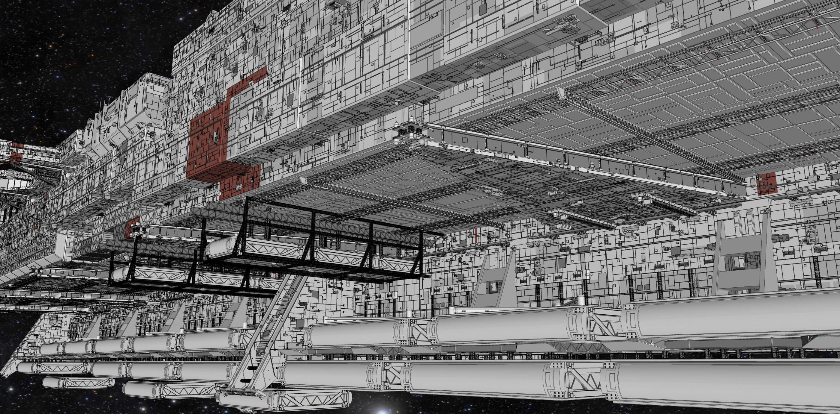 Starship Troopers Lunar Base - 3D Model by Chtazi