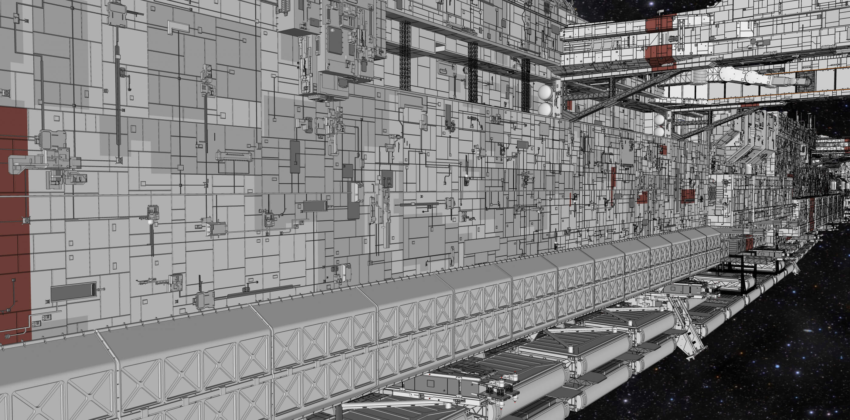 Starship Troopers Lunar Base - 3D Model by Chtazi