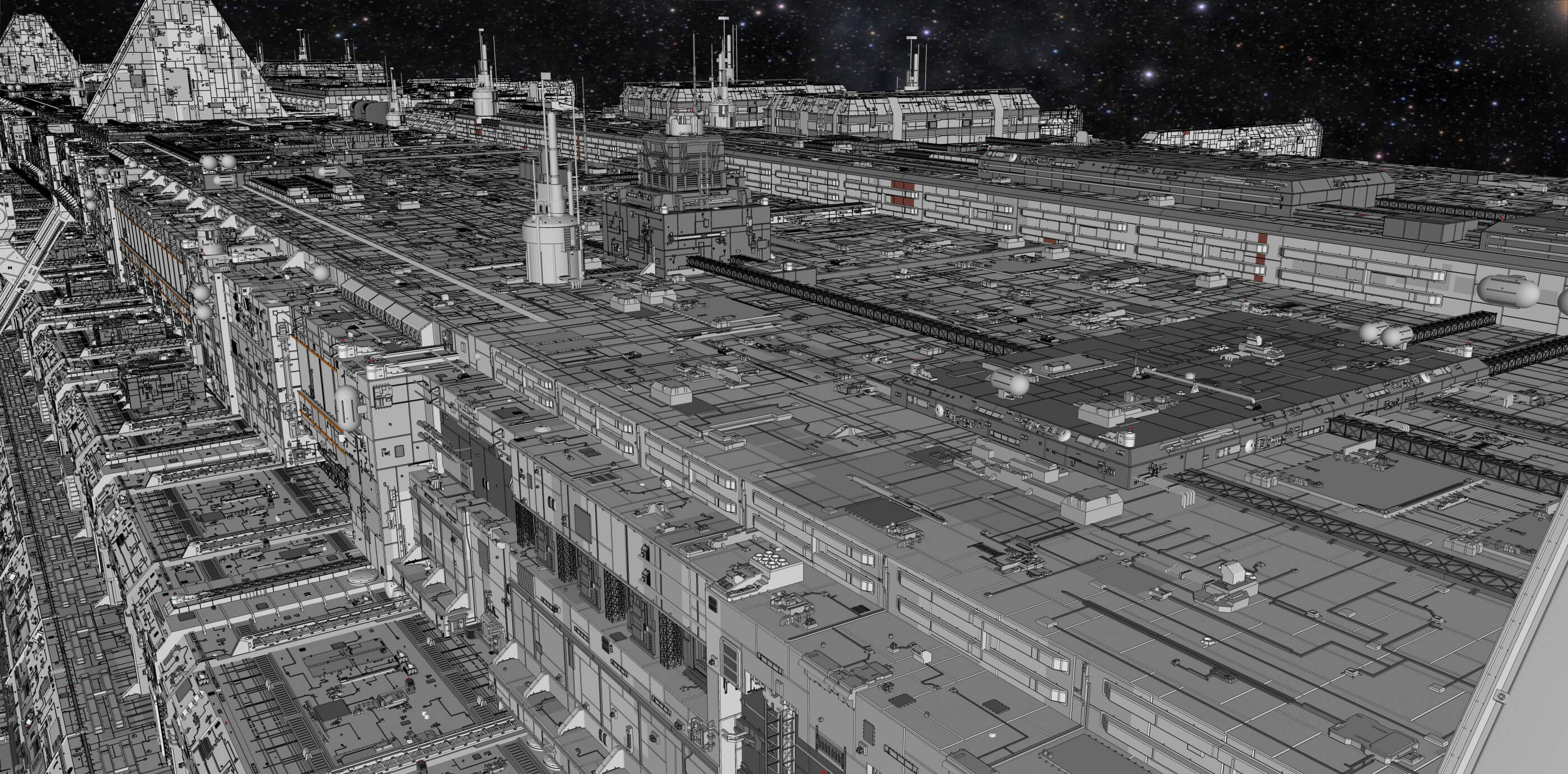 Starship Troopers Lunar Base - 3D Model by Chtazi