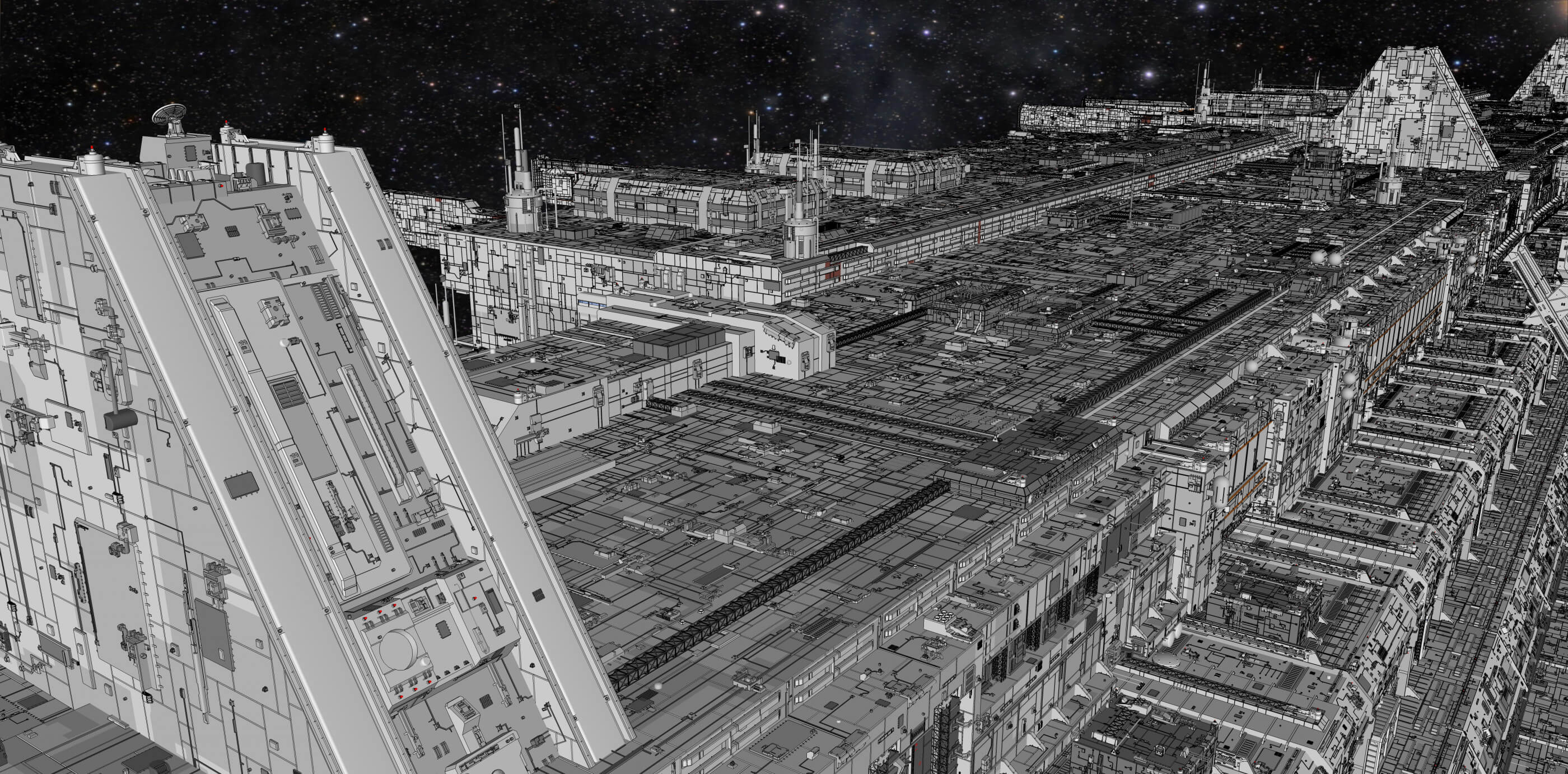 Starship Troopers Lunar Base - 3D Model by Chtazi