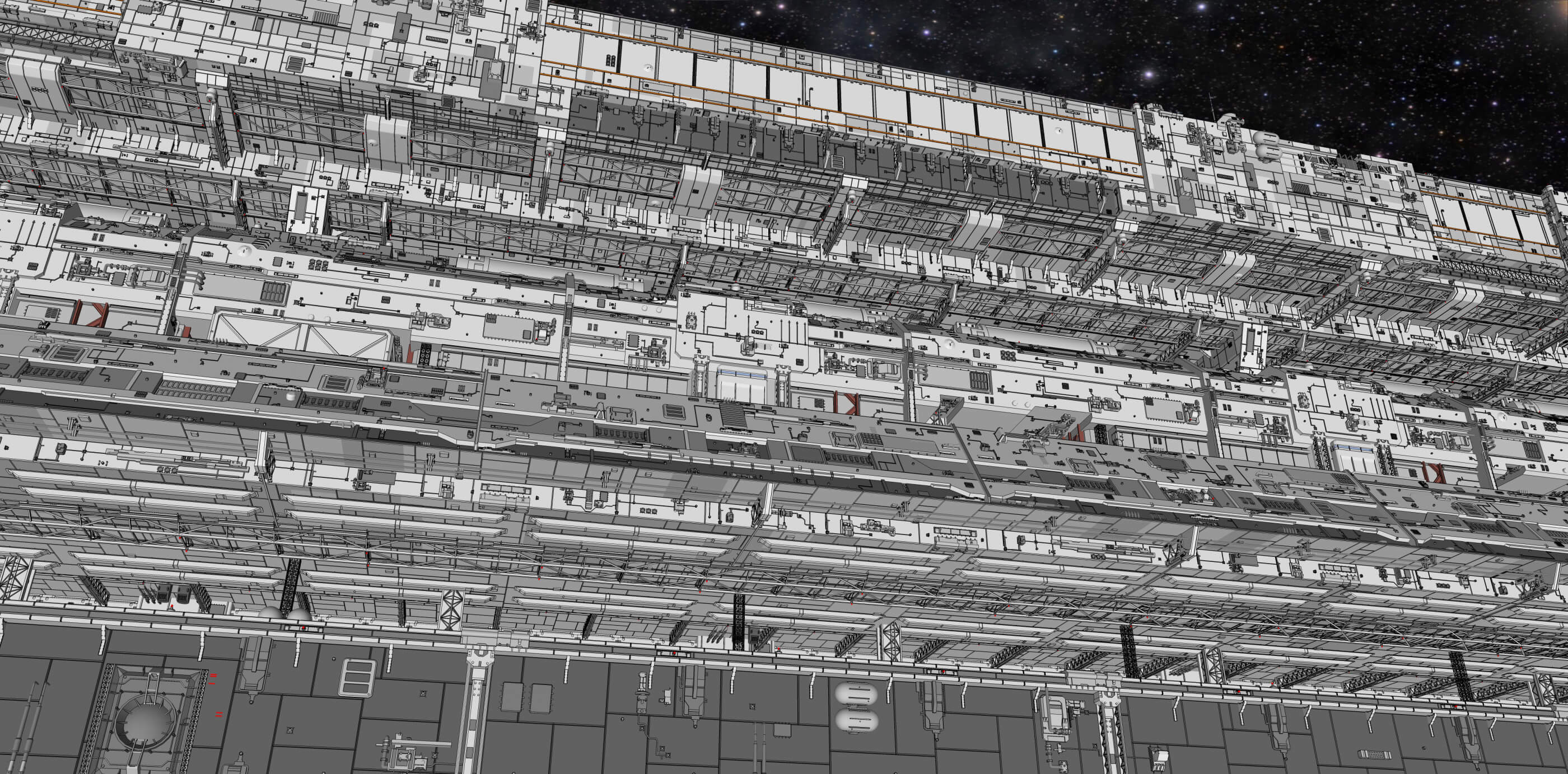 Starship Troopers Lunar Base - 3D Model by Chtazi