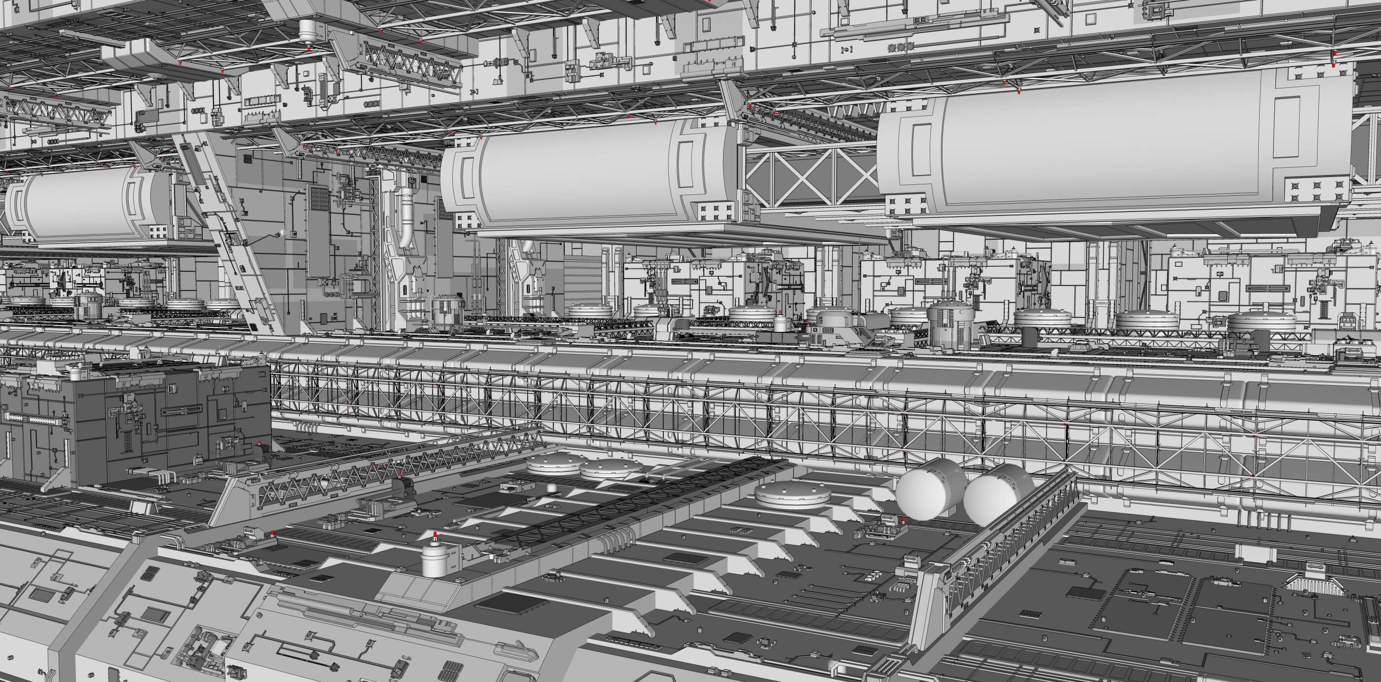 Starship Troopers Lunar Base - 3D Model by Chtazi