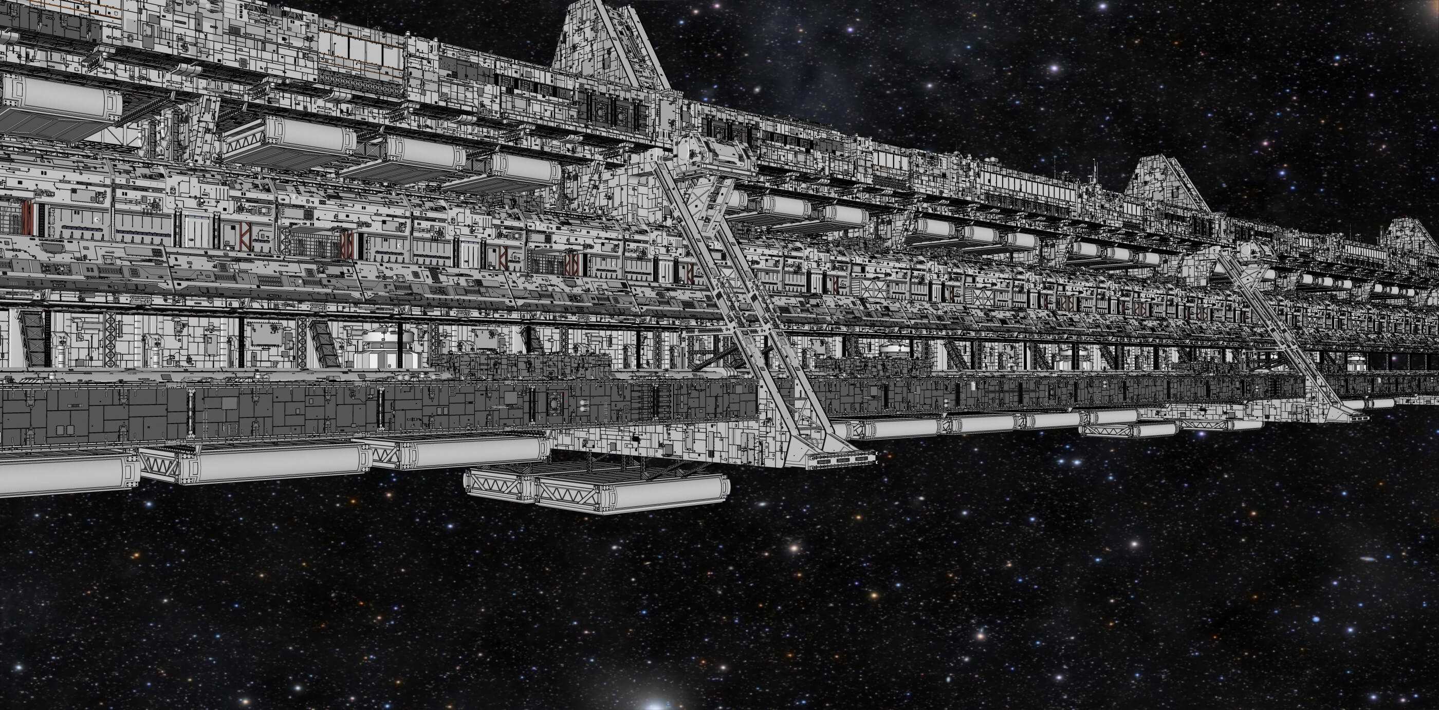 Starship Troopers Lunar Base - 3D Model by Chtazi