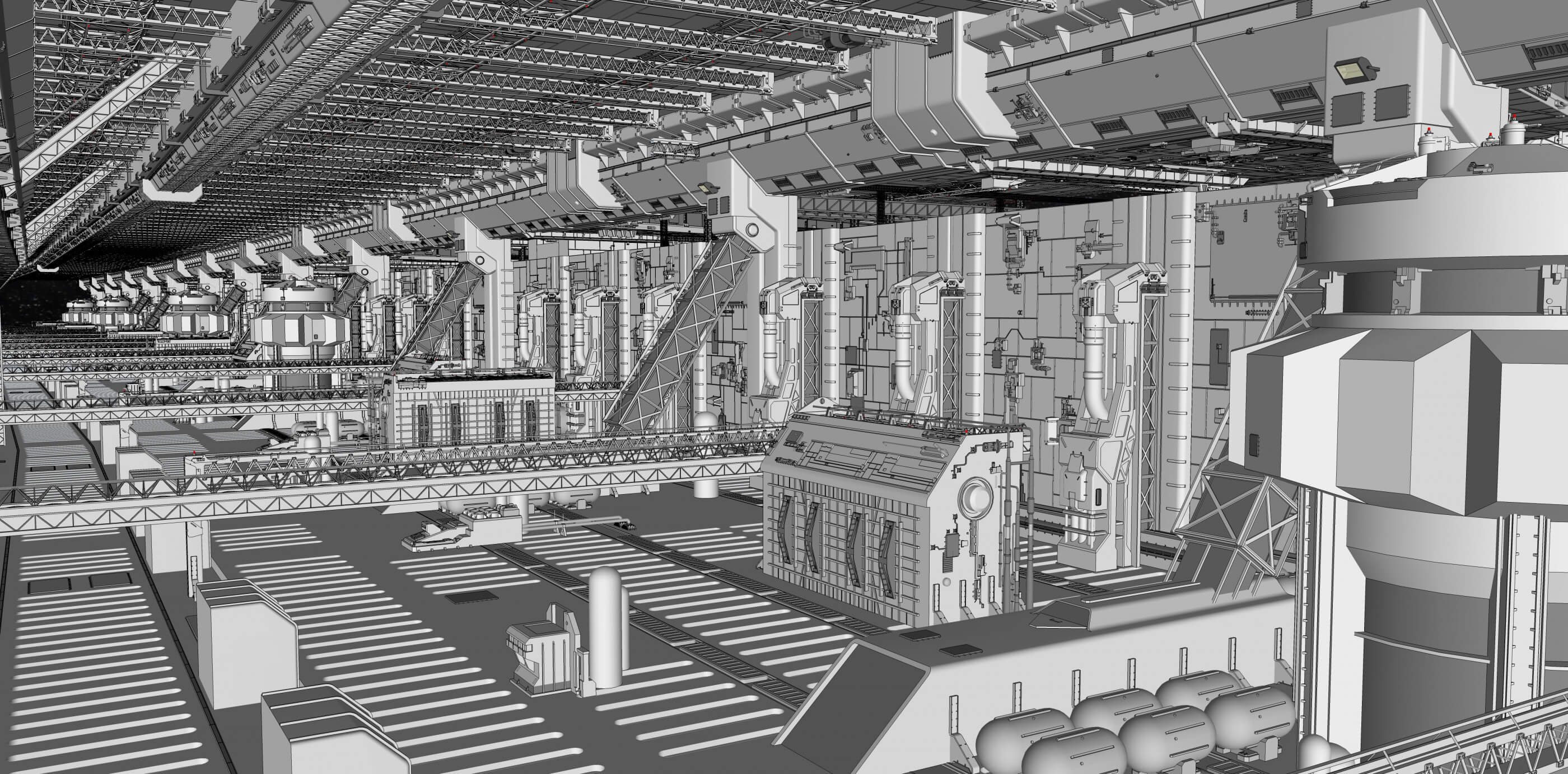 Starship Troopers Lunar Base - 3D Model by Chtazi