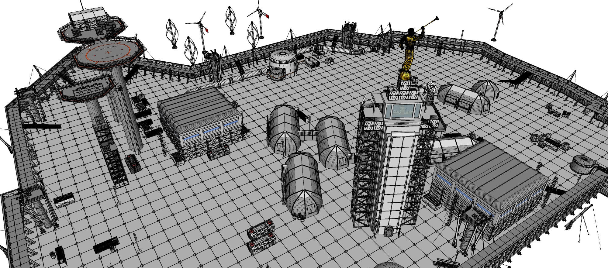 Starship Troopers Port Joe Smith - 3D Model by Chtazi