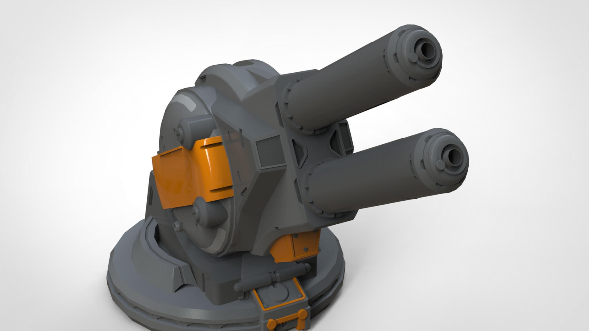 Strogg Cannon - Free 3D Model by Chtazi
