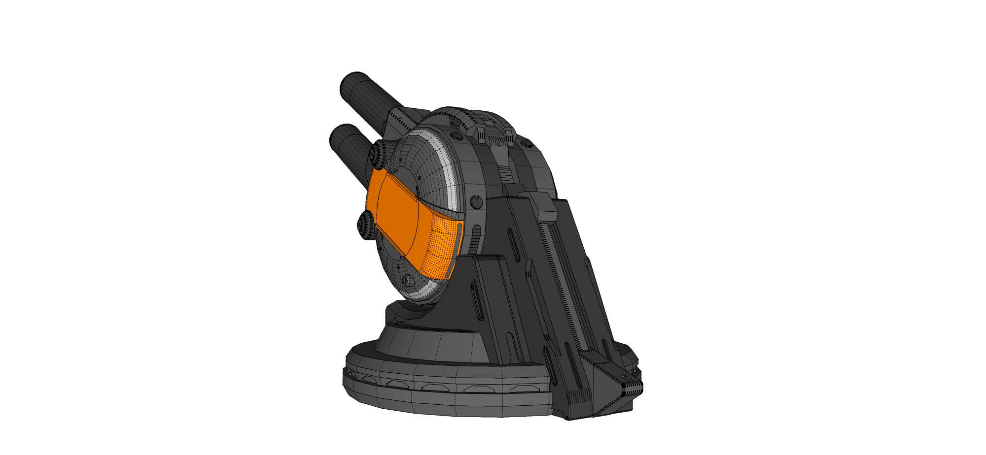 Strogg Cannon - Free 3D Model by Chtazi