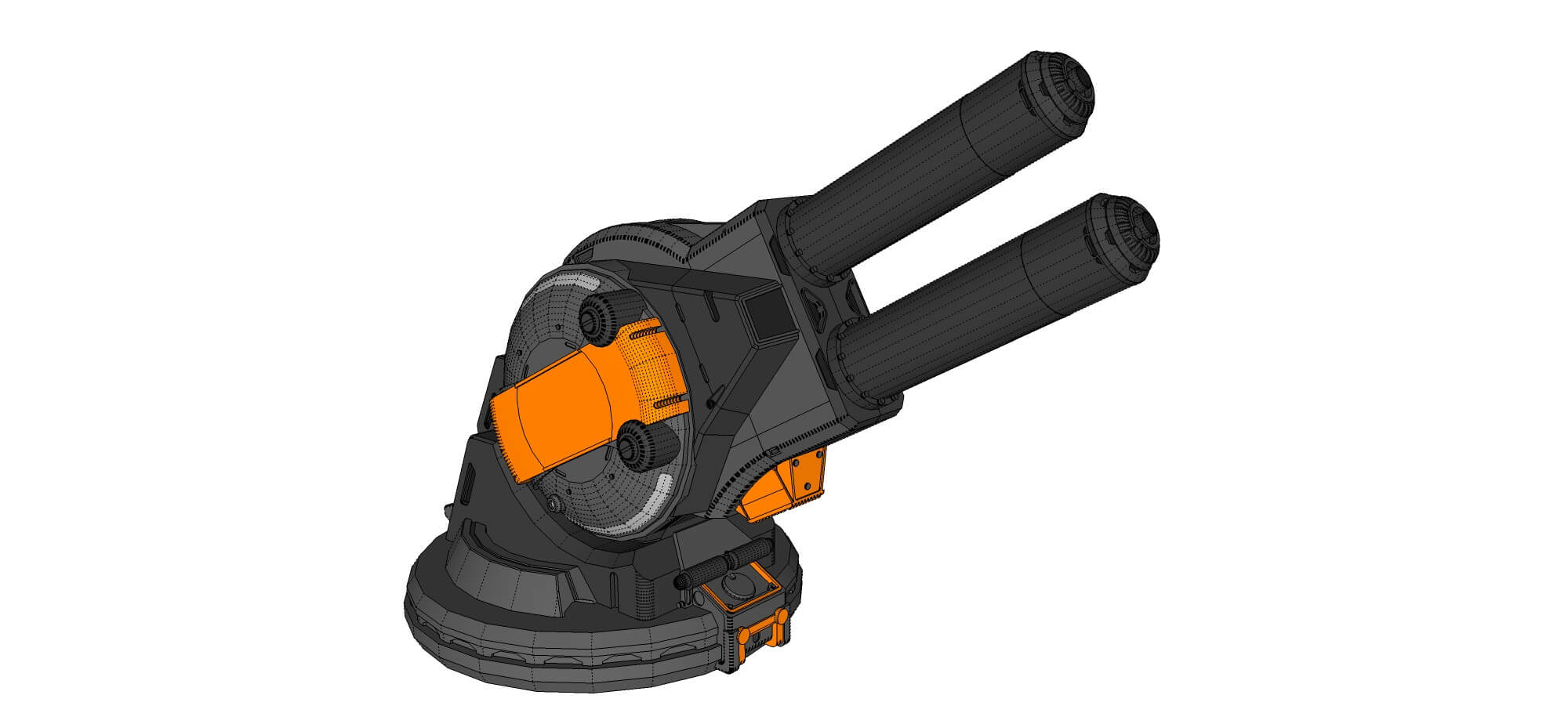 Strogg Cannon - Free 3D Model by Chtazi