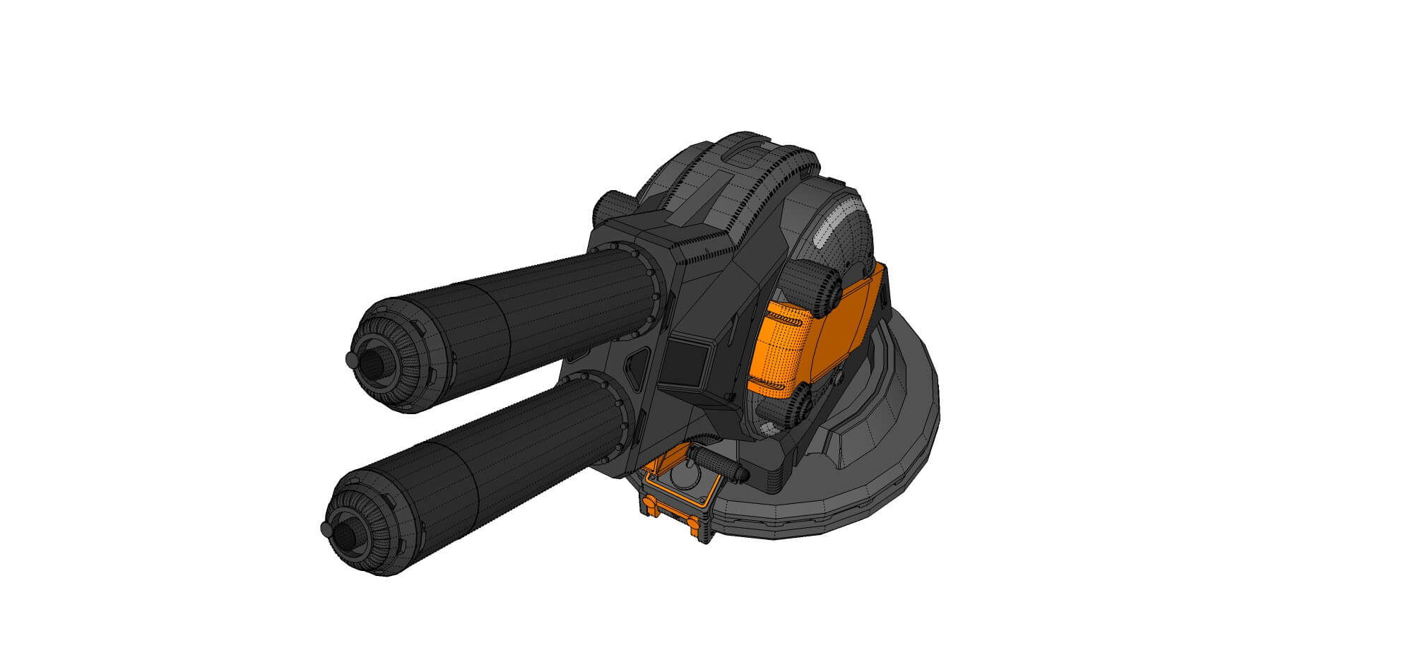 Strogg Cannon - Free 3D Model by Chtazi