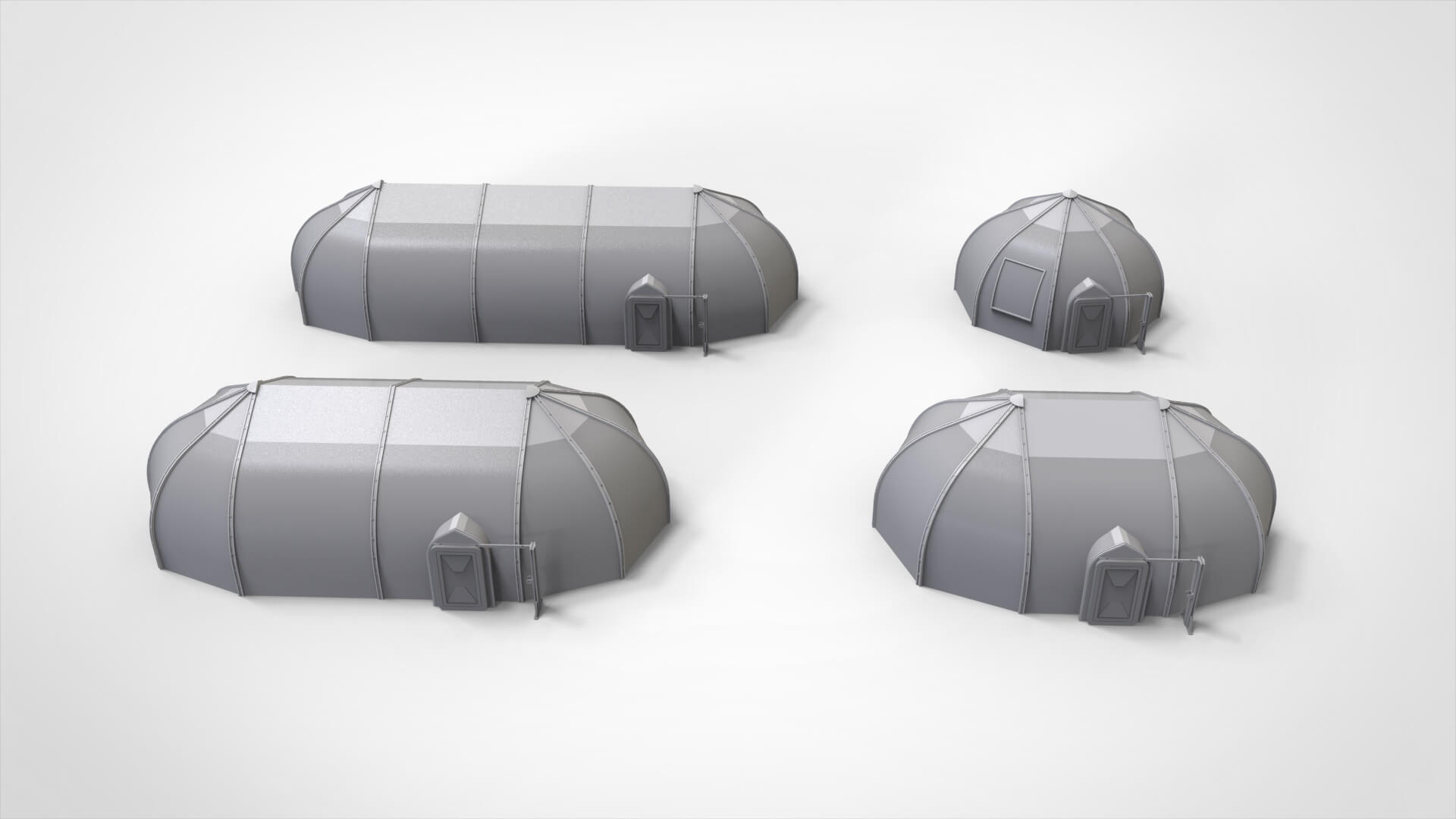 Tents - 3D Model by Chtazi