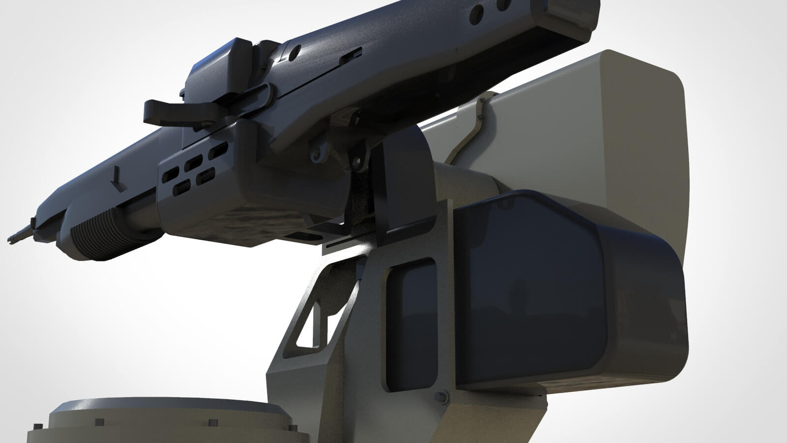 Turret 1 3d model by Chtazi