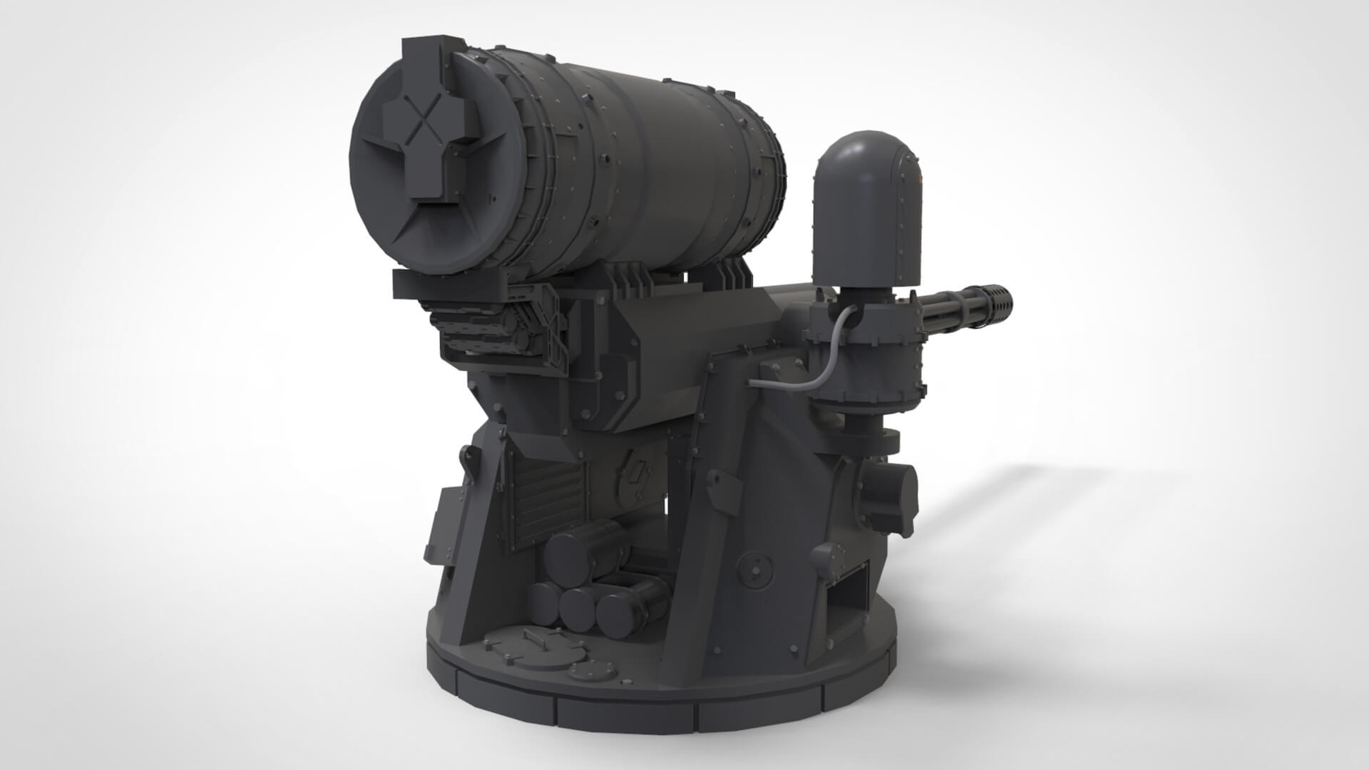 Turret 2 3d model by Chtazi