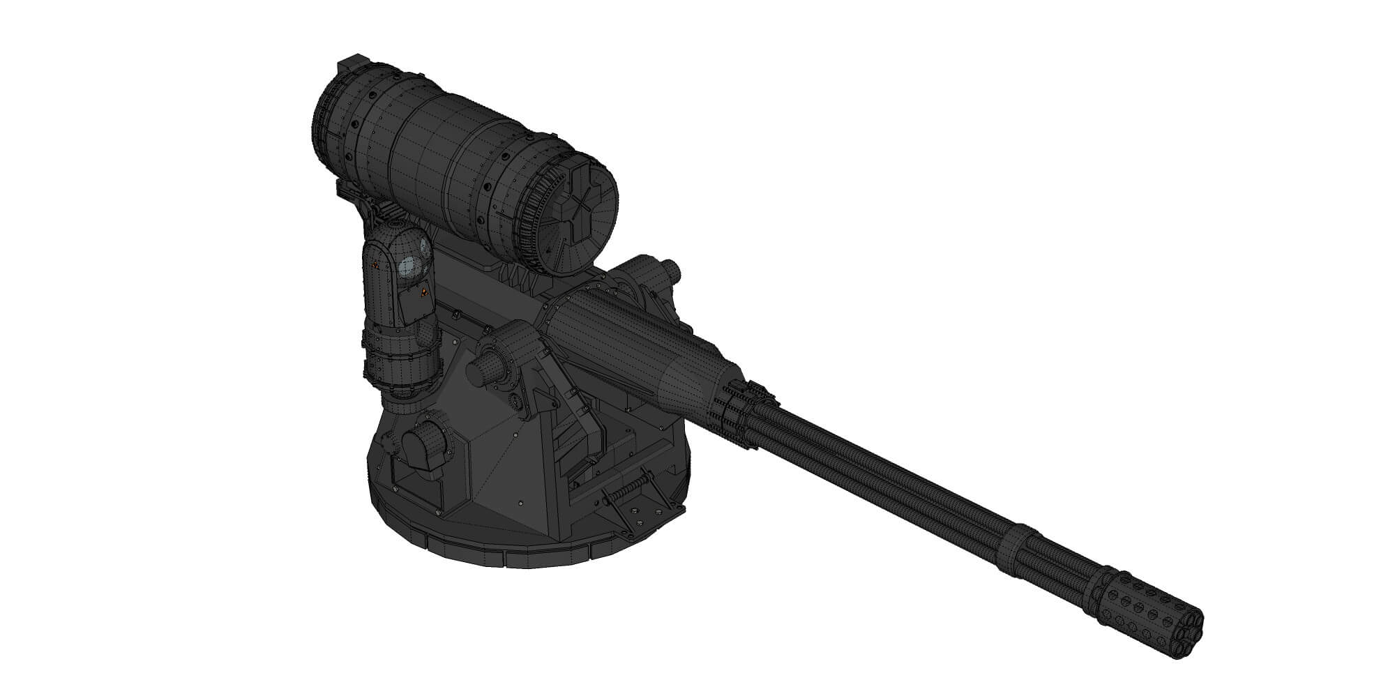 Turret 2 3d model by Chtazi