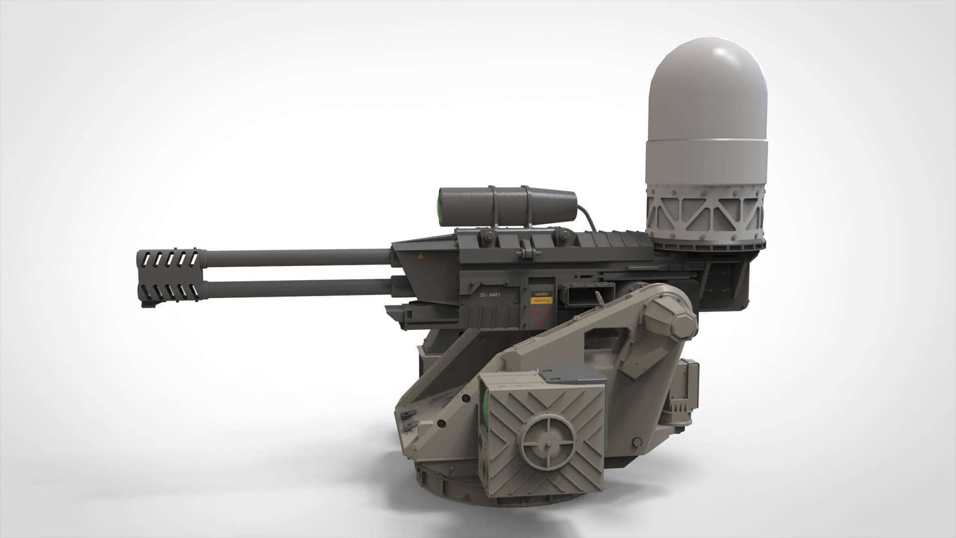 Turret 4 3dmodel - 3D Model by Chtazi