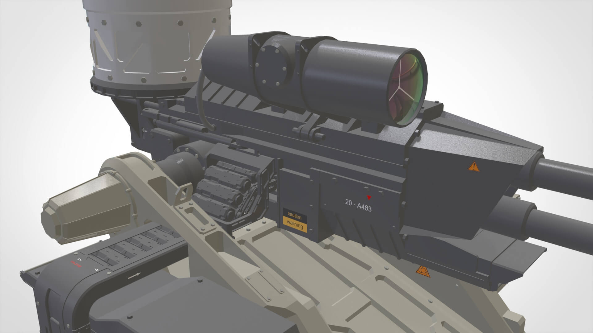 Turret 4 3dmodel - 3D Model by Chtazi
