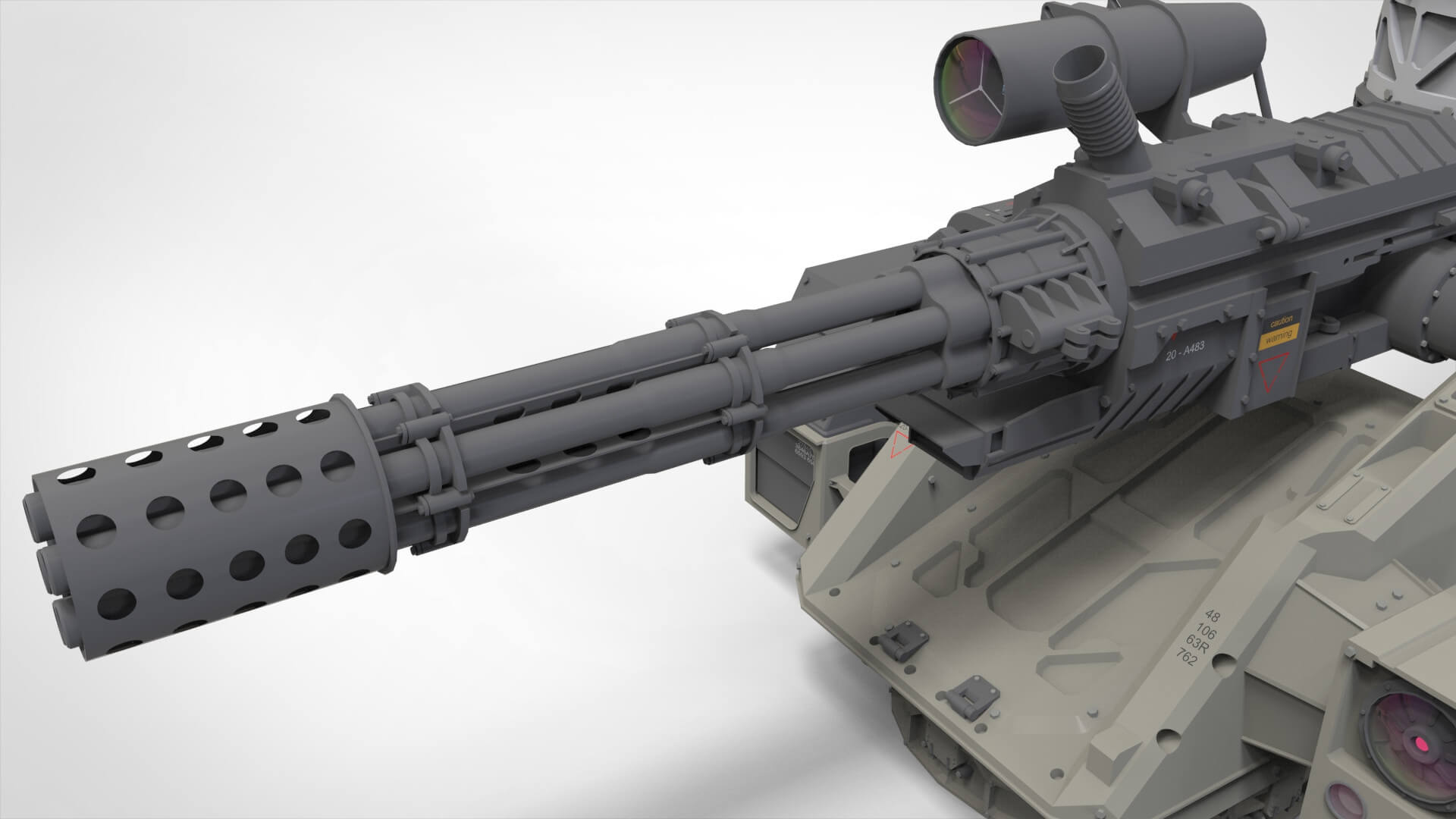 Turret 4 3dmodel - 3D Model by Chtazi